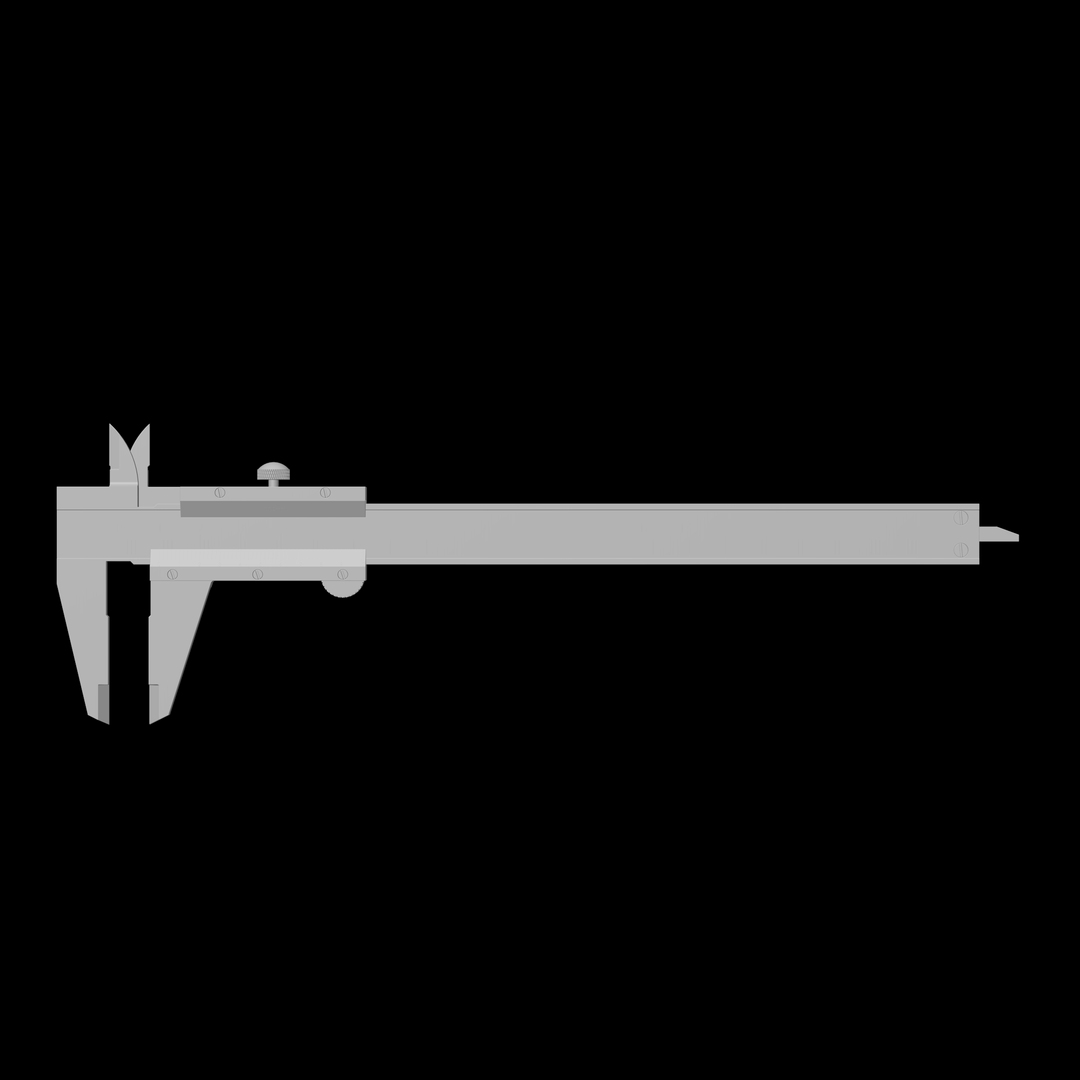 modelo 3d vernier caliper - TurboSquid 2110219