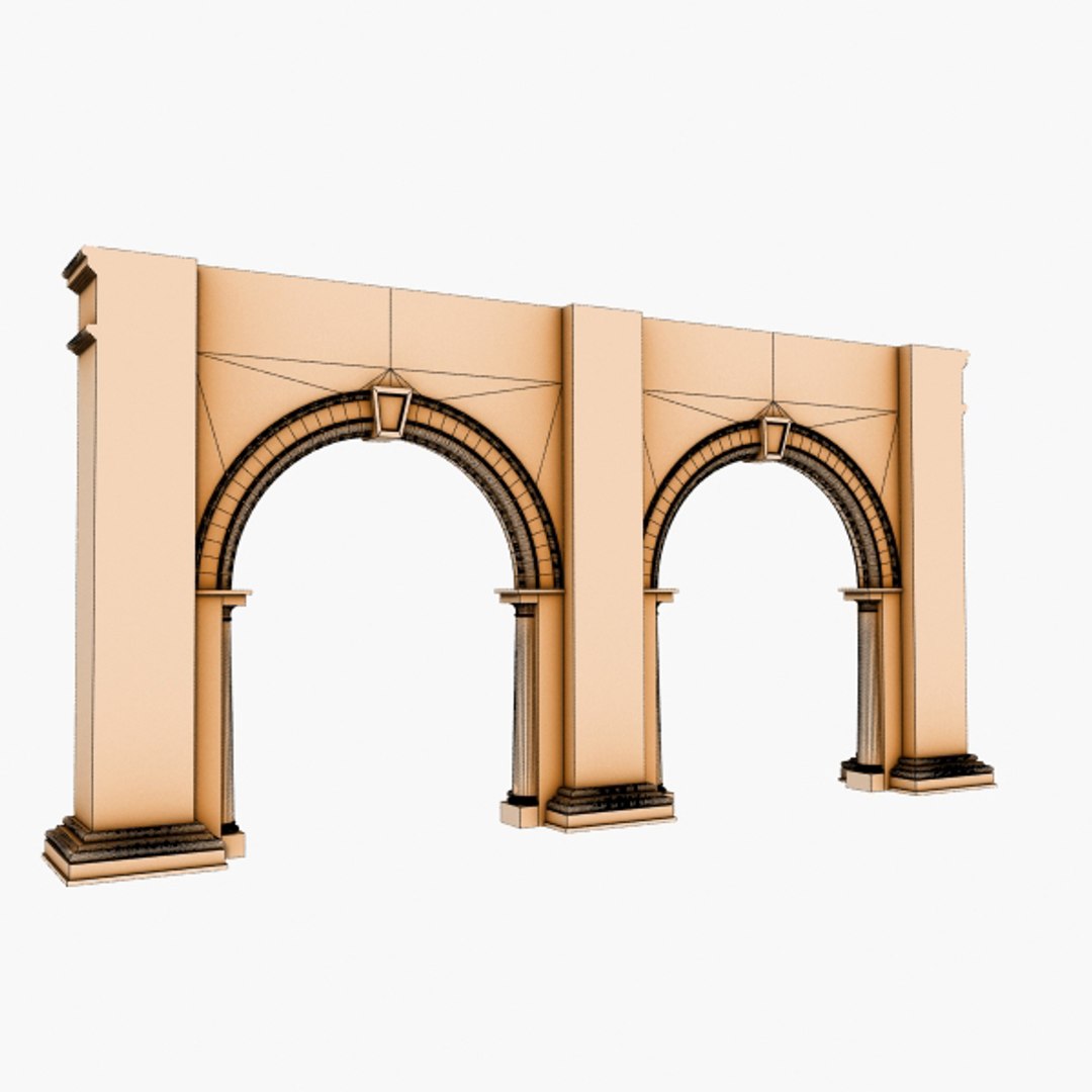3d model arch 2