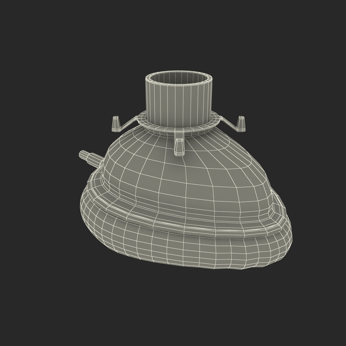 3d model anesthesia face mask