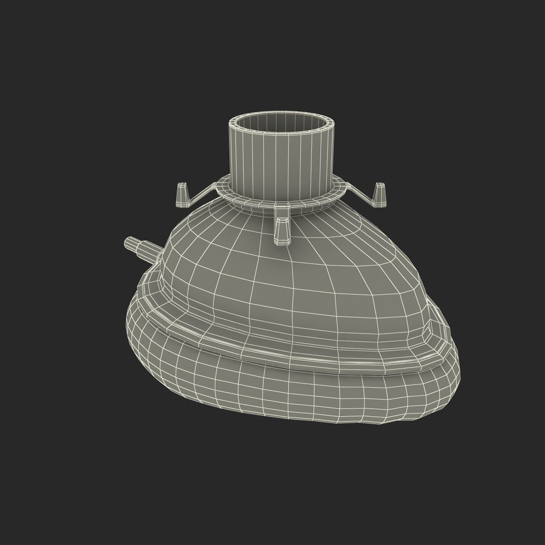 3d Model Anesthesia Face Mask