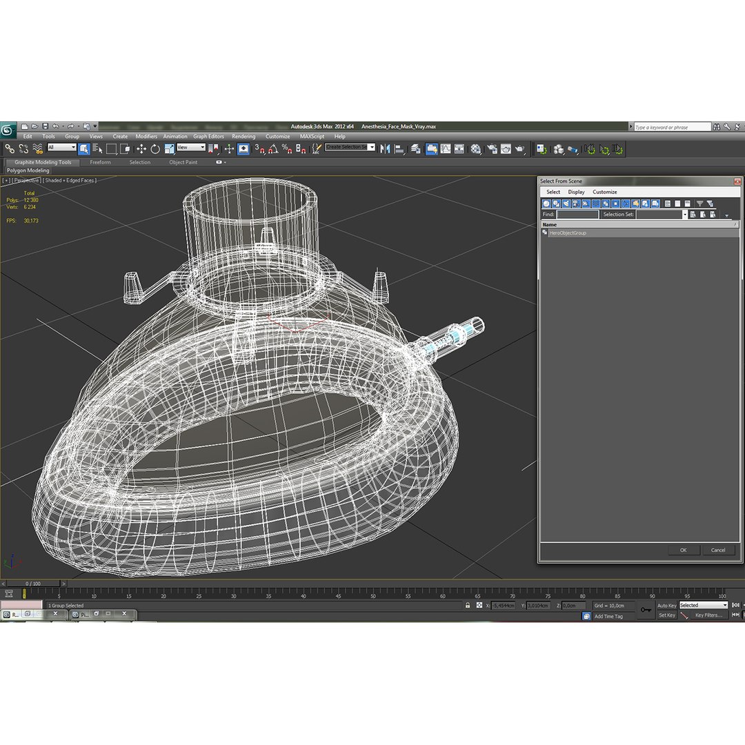 3d Model Anesthesia Face Mask