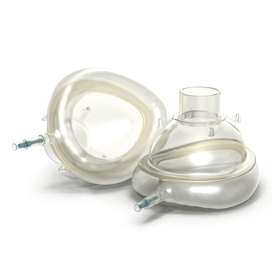 3d model anesthesia face mask
