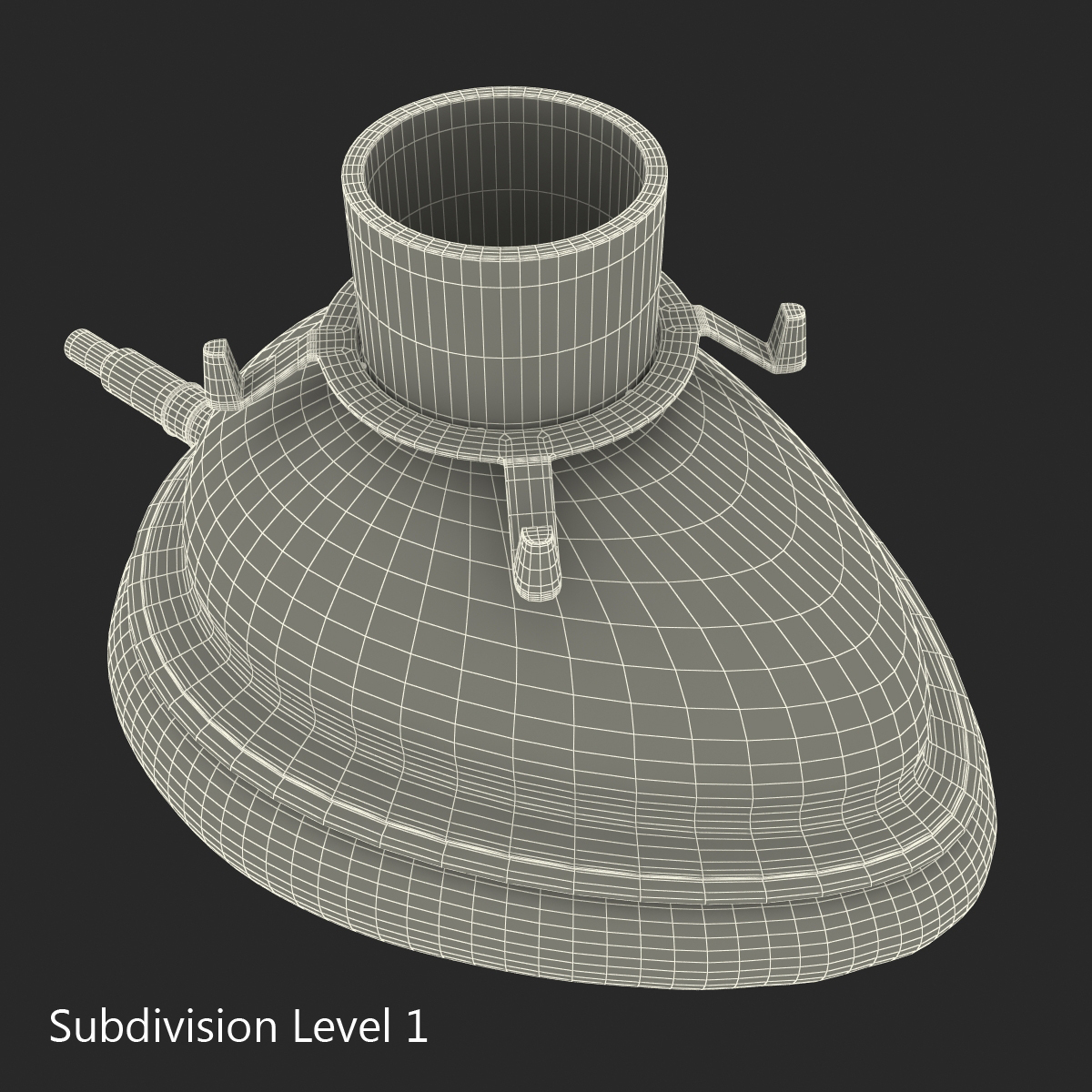 3d model anesthesia face mask