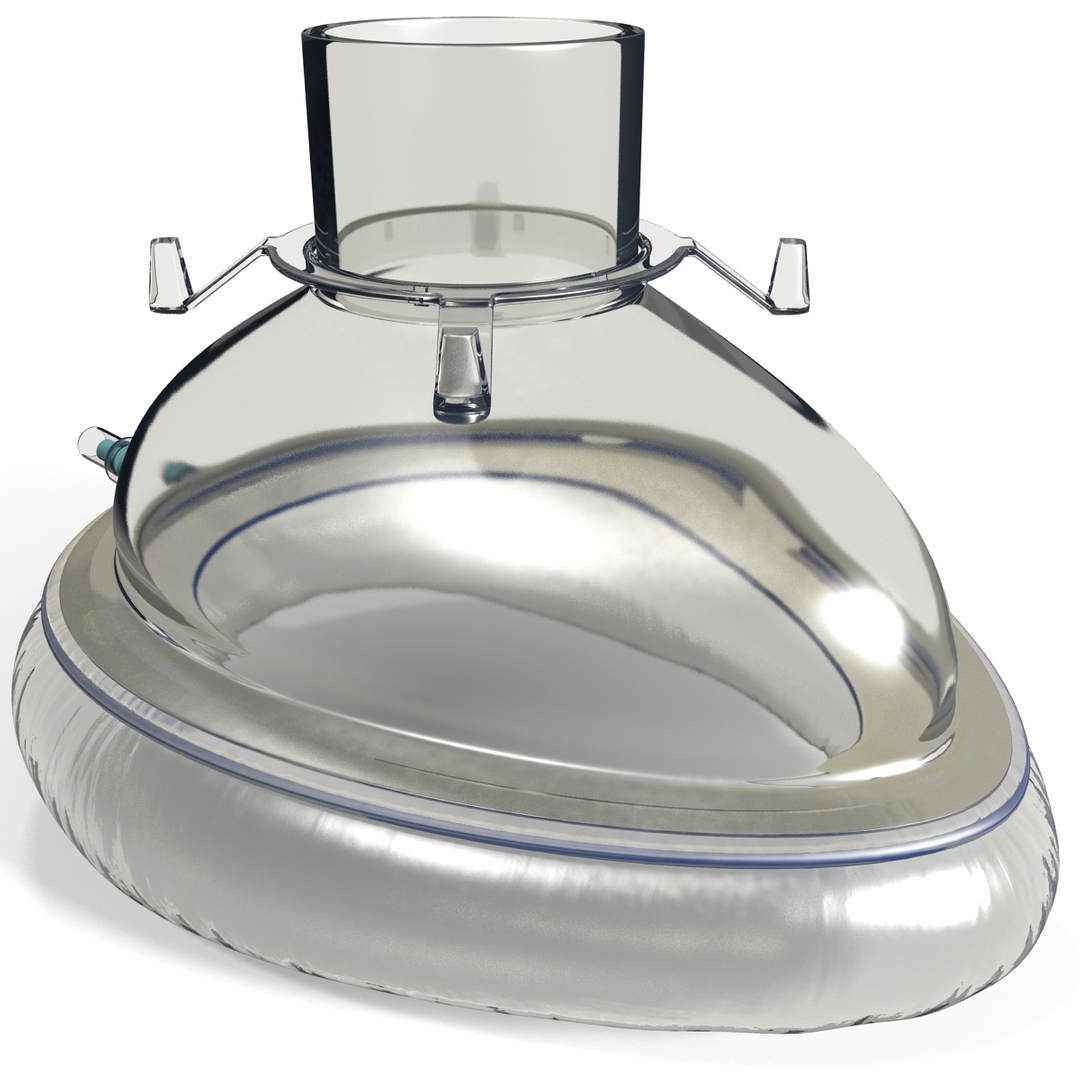 3d model anesthesia face mask