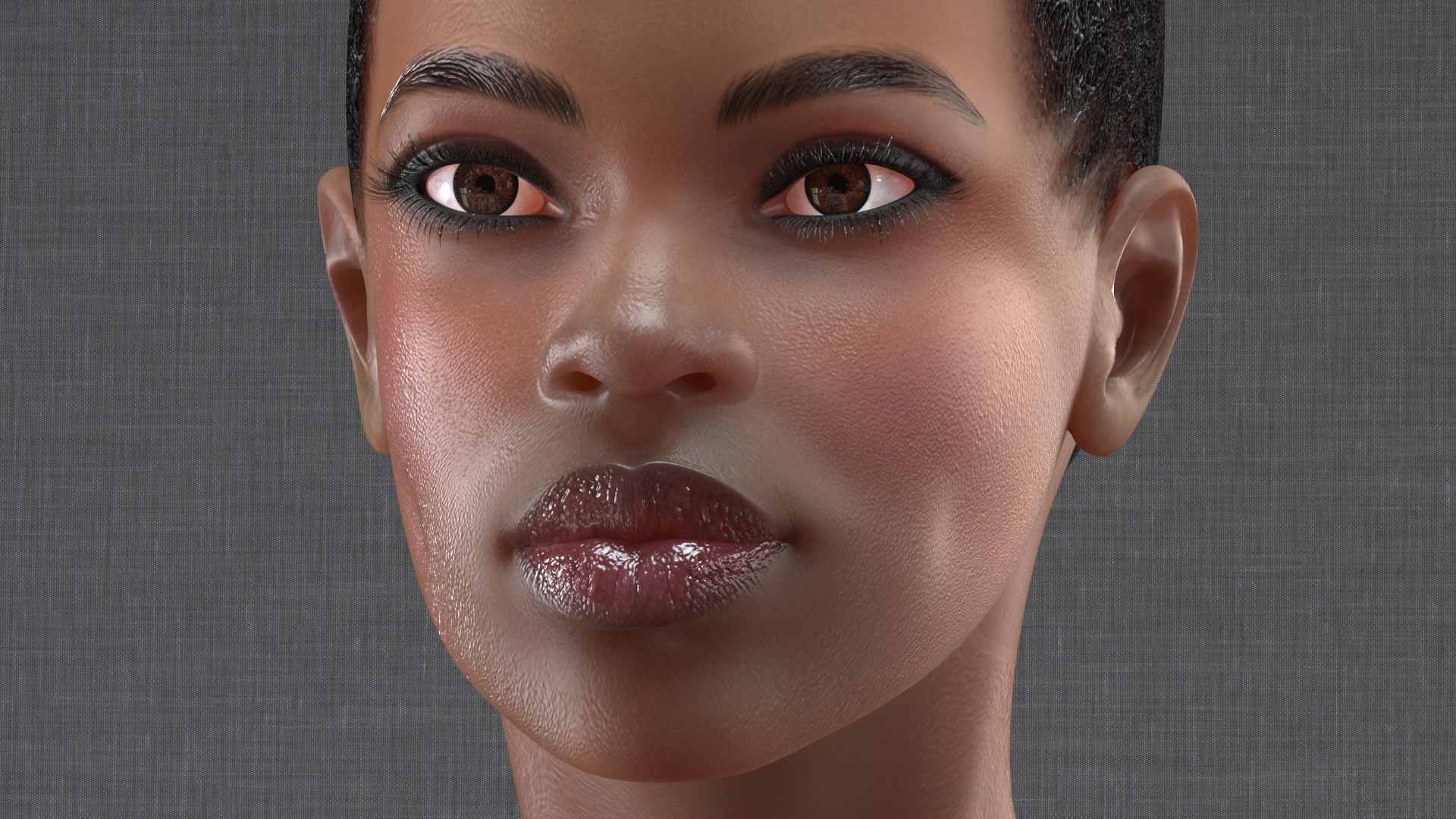 Dark Skinned Black Ballerina Model - TurboSquid 1669444