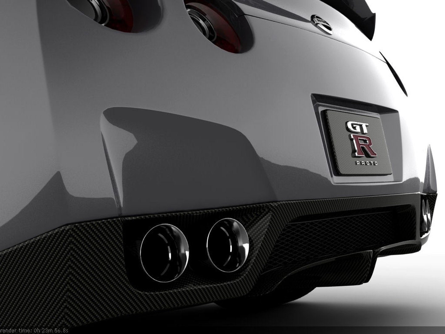 3d model nissan gt-r proto concept
