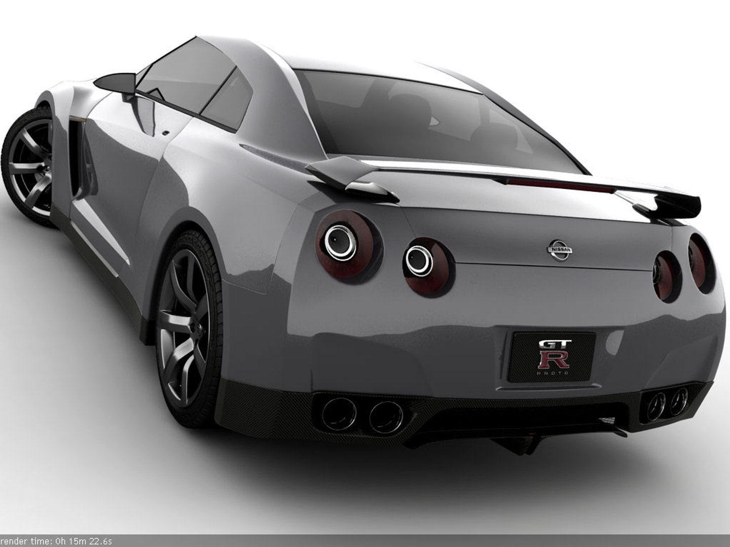 3d model nissan gt-r proto concept