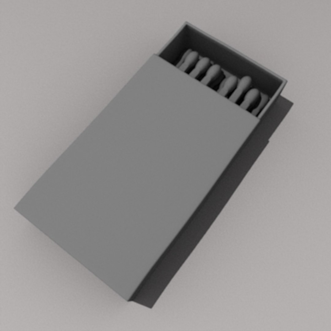 3d Matchbox Model