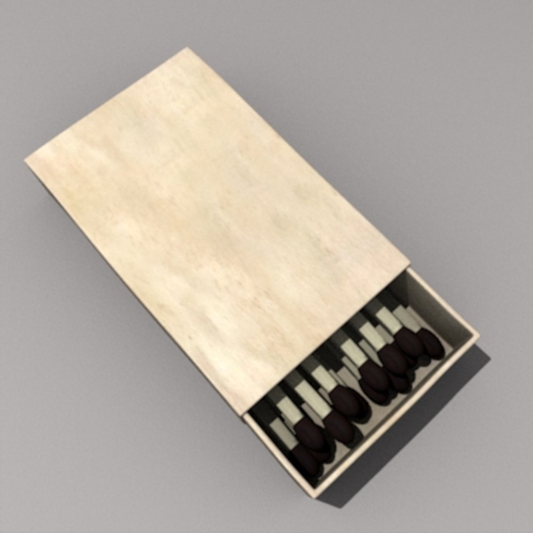 3d Matchbox Model