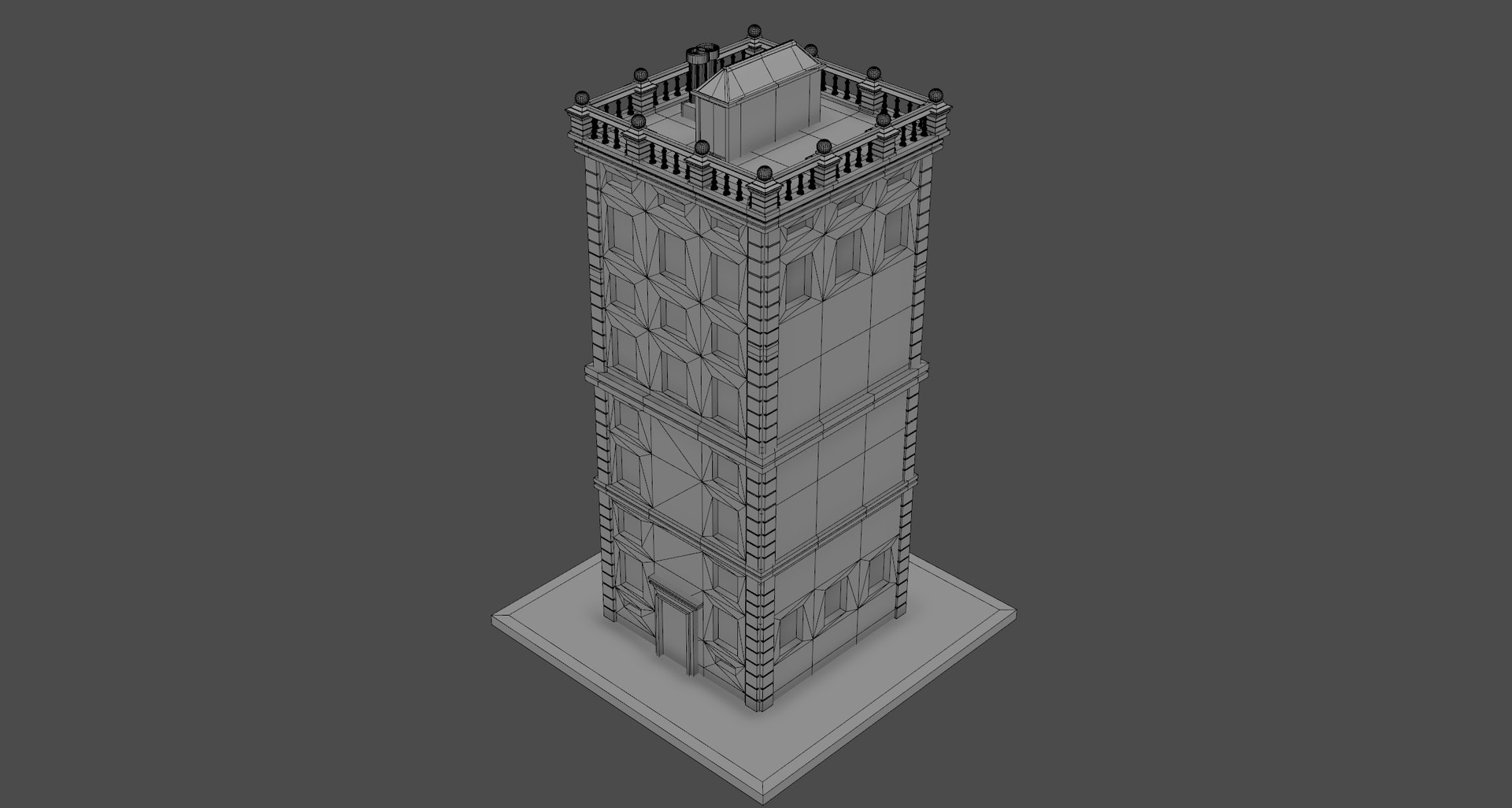 Free Tower Building 3D Model - TurboSquid 2485802