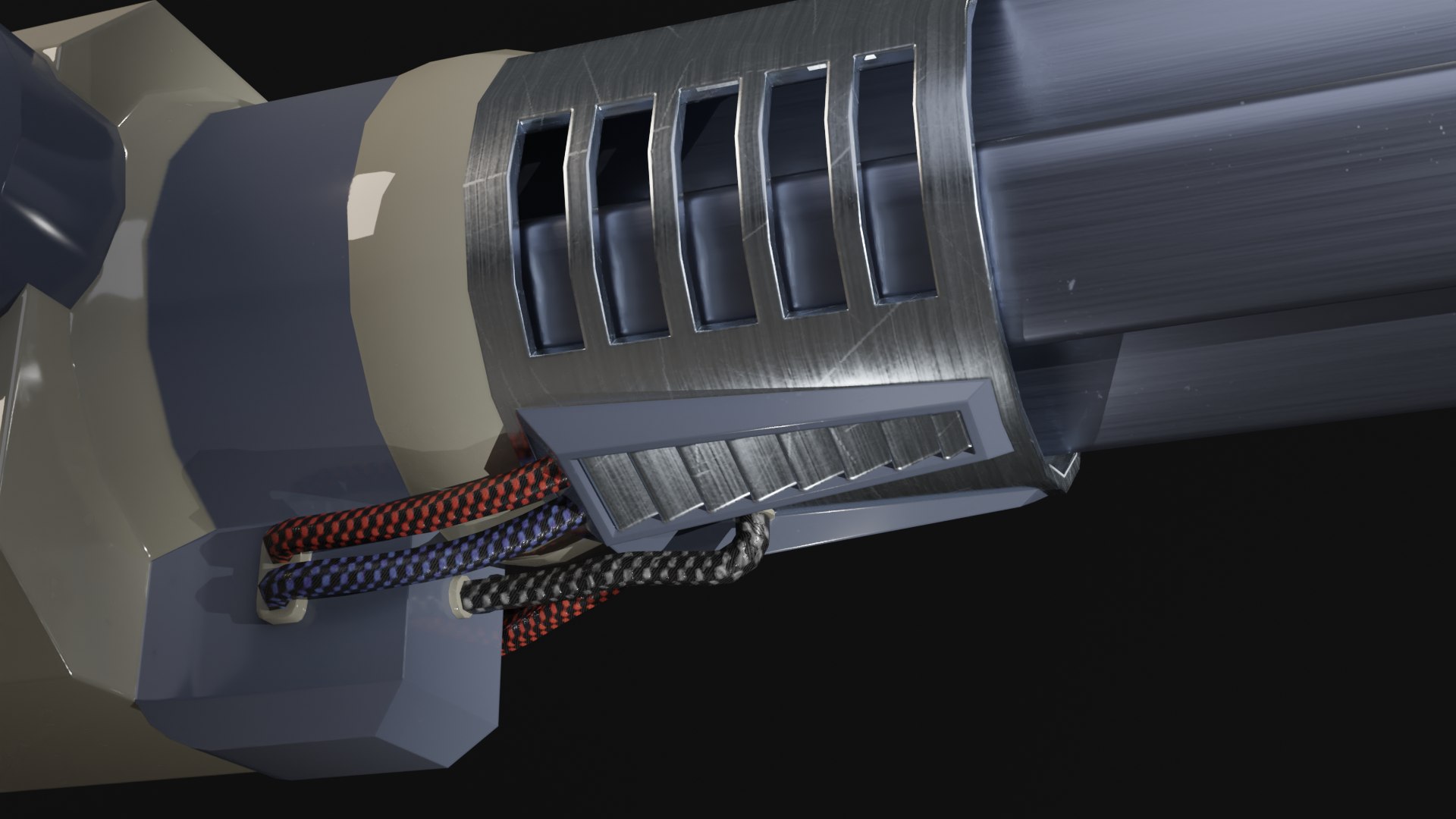 3D Sci-Fi Blaster Minigun - TurboSquid 2118910