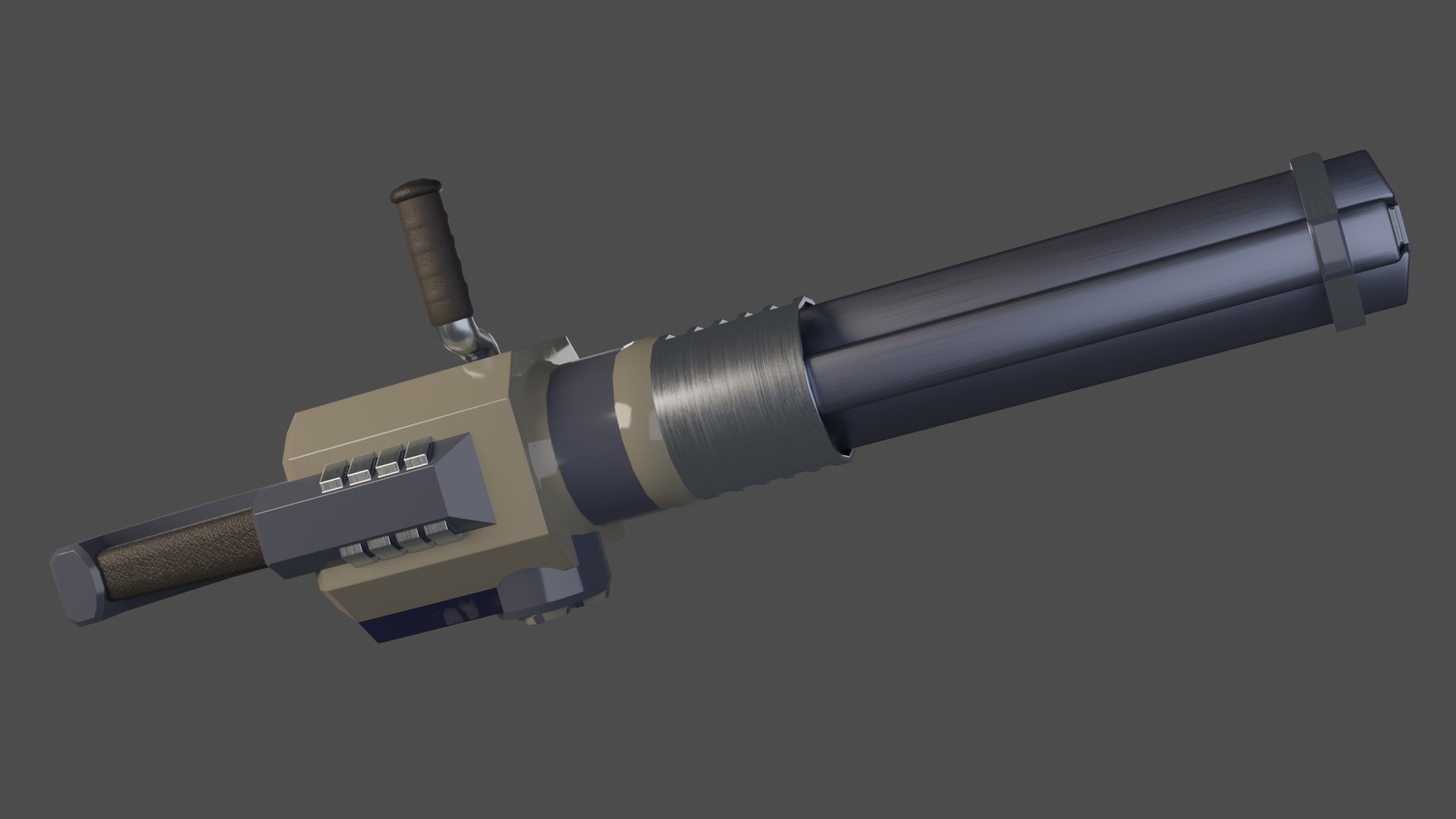 3D Sci-Fi Blaster Minigun - TurboSquid 2118910