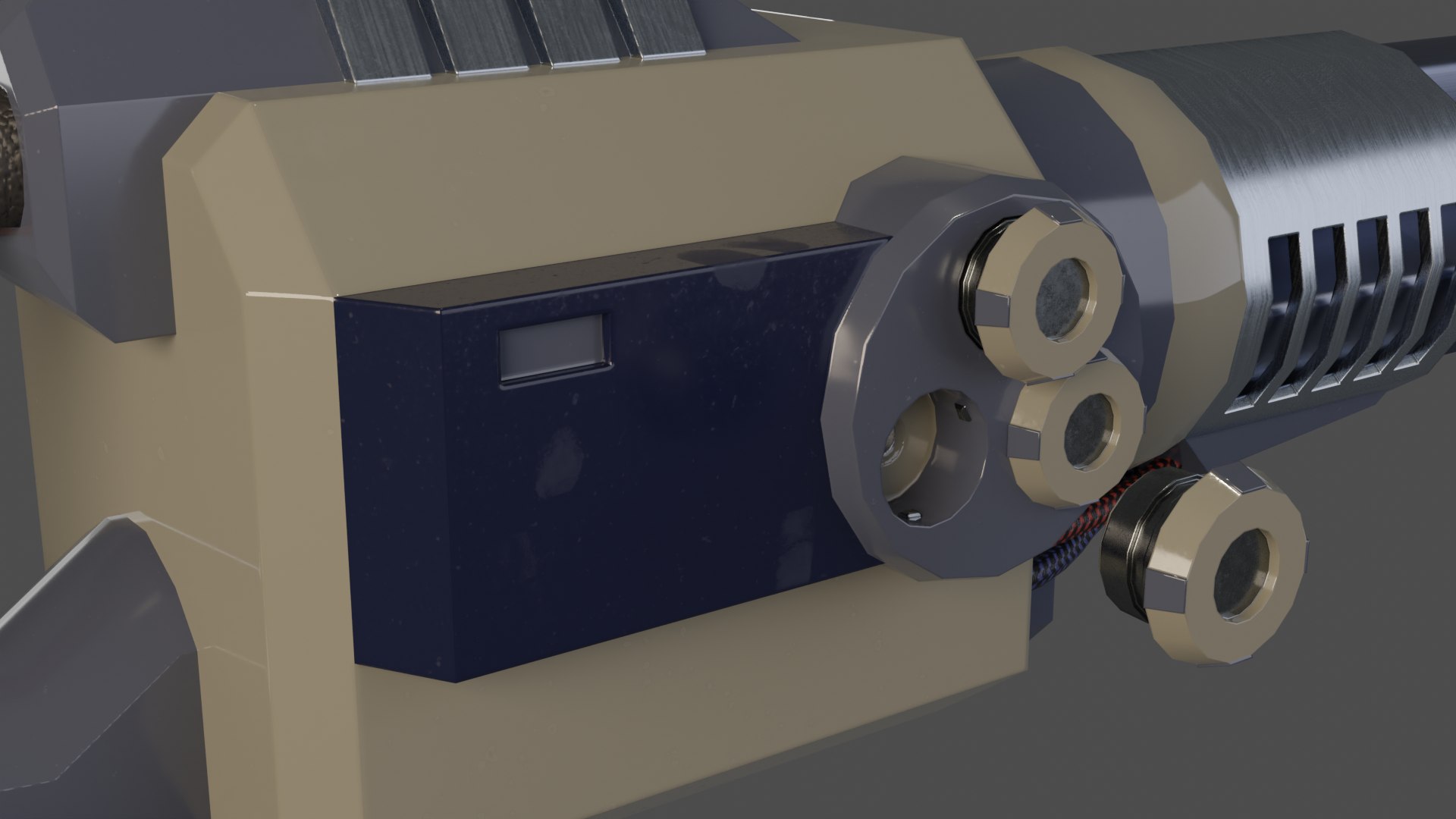 3D Sci-Fi Blaster Minigun - TurboSquid 2118910