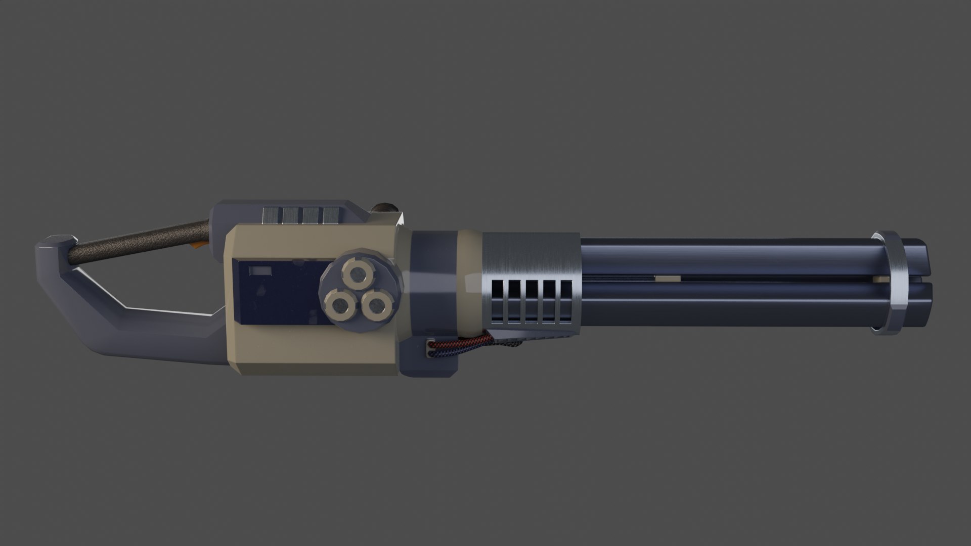 3D Sci-Fi Blaster Minigun - TurboSquid 2118910