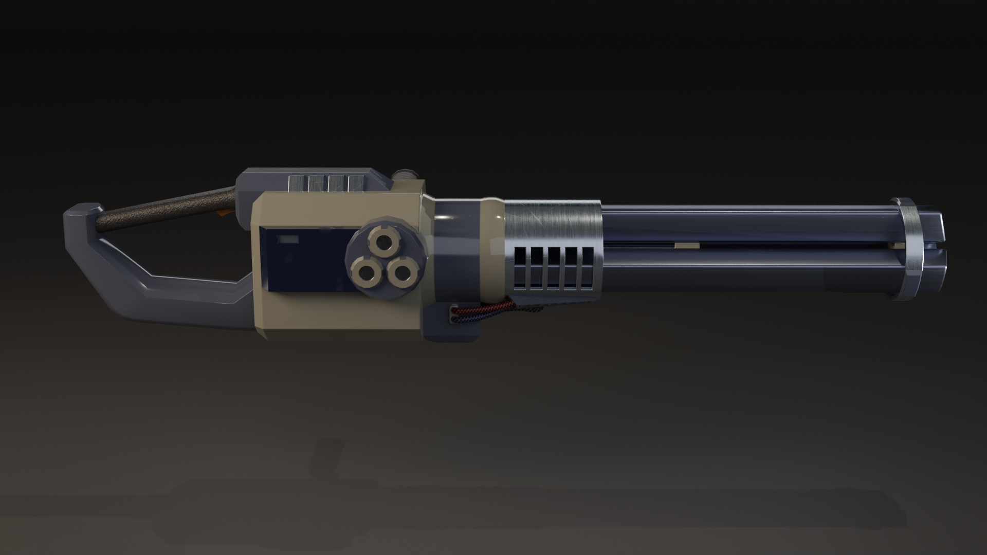 3D Sci-Fi Blaster Minigun - TurboSquid 2118910