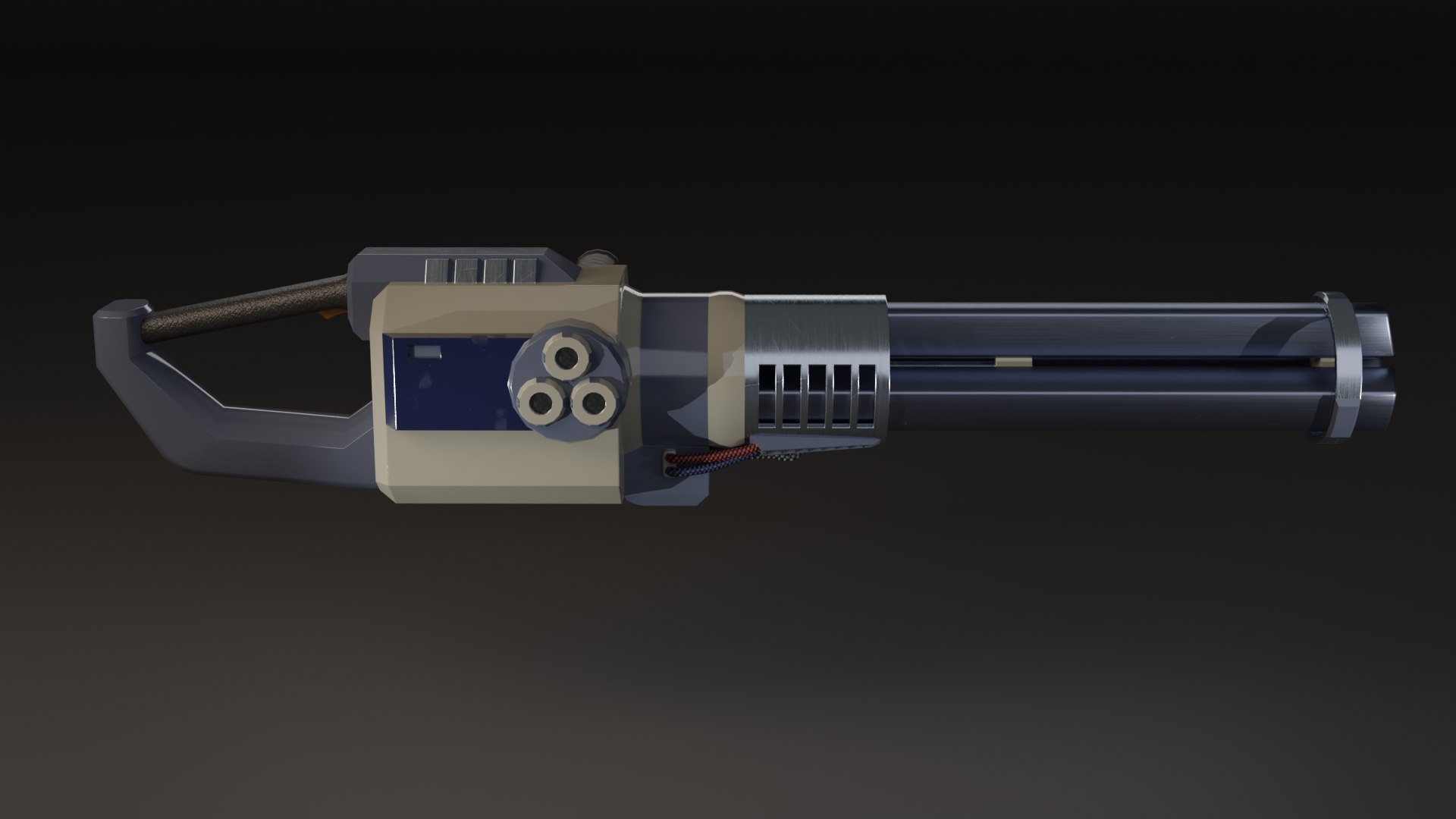 3D Sci-Fi Blaster Minigun - TurboSquid 2118910