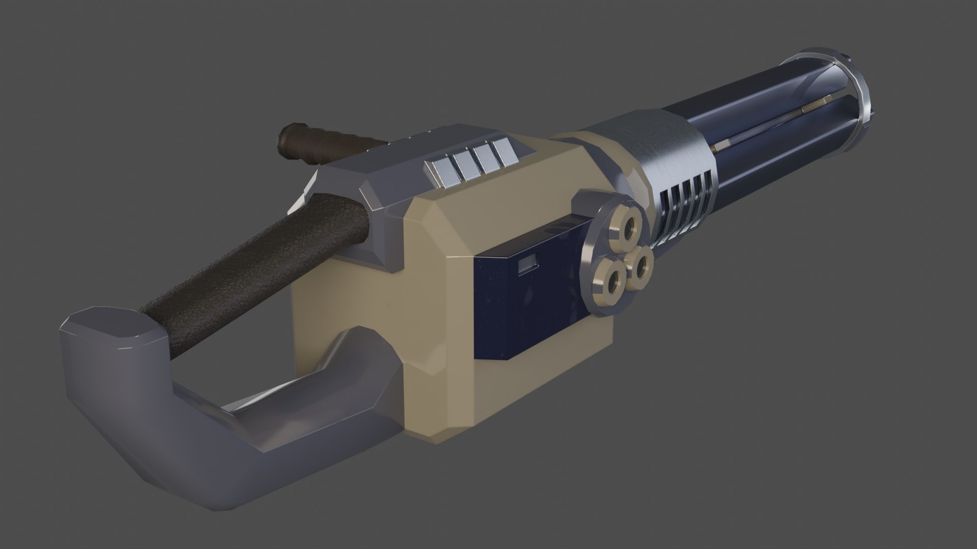 3D Sci-Fi Blaster Minigun - TurboSquid 2118910