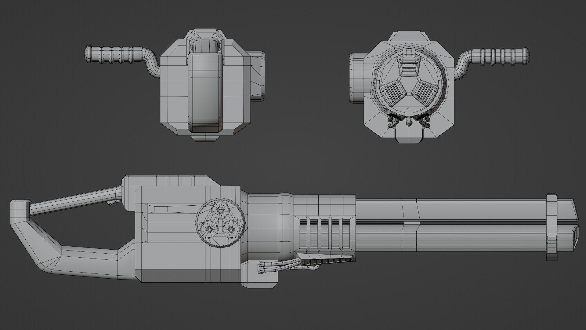 3D Sci-Fi Blaster Minigun - TurboSquid 2118910