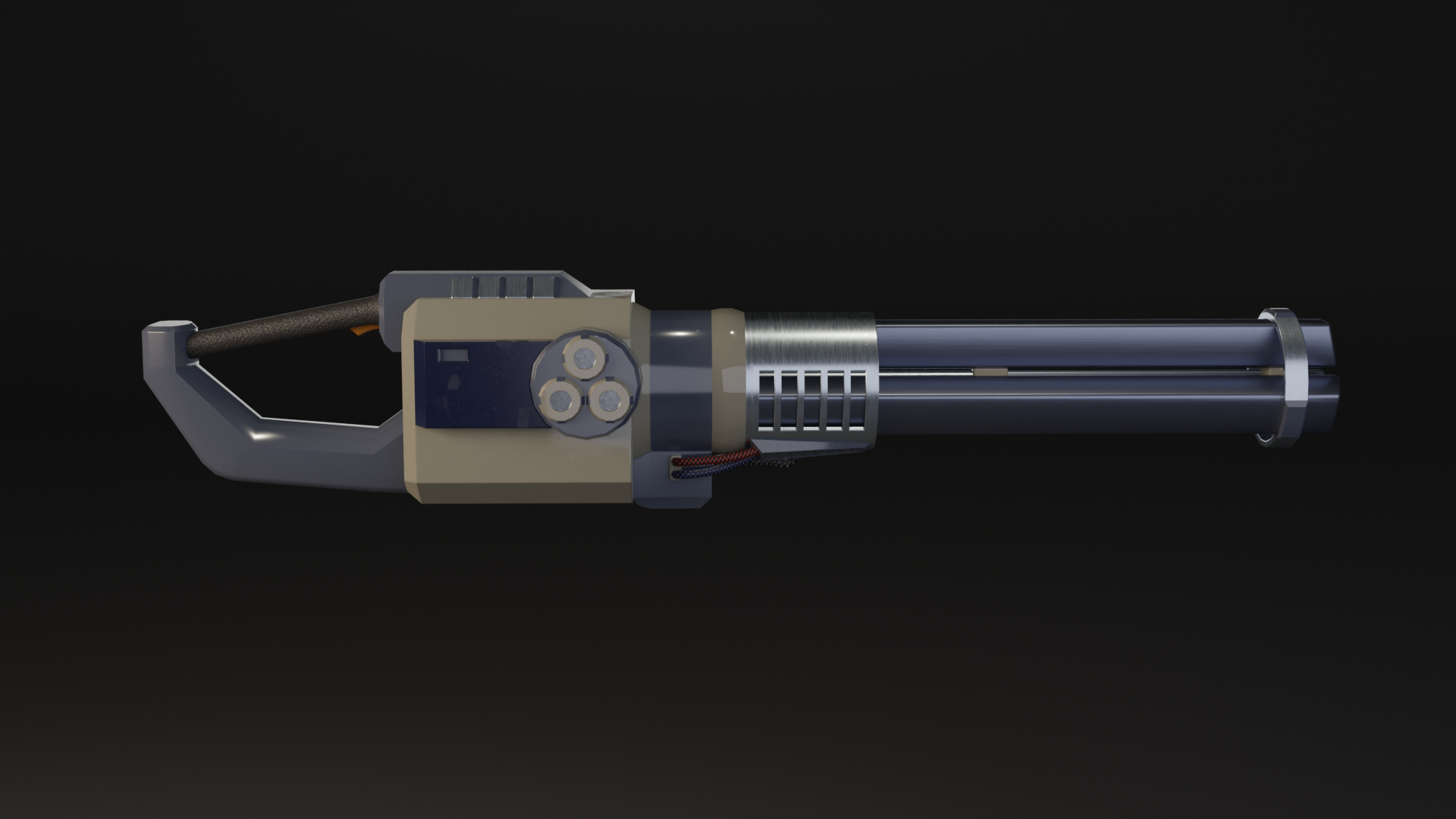 3D Sci-Fi Blaster Minigun - TurboSquid 2118910