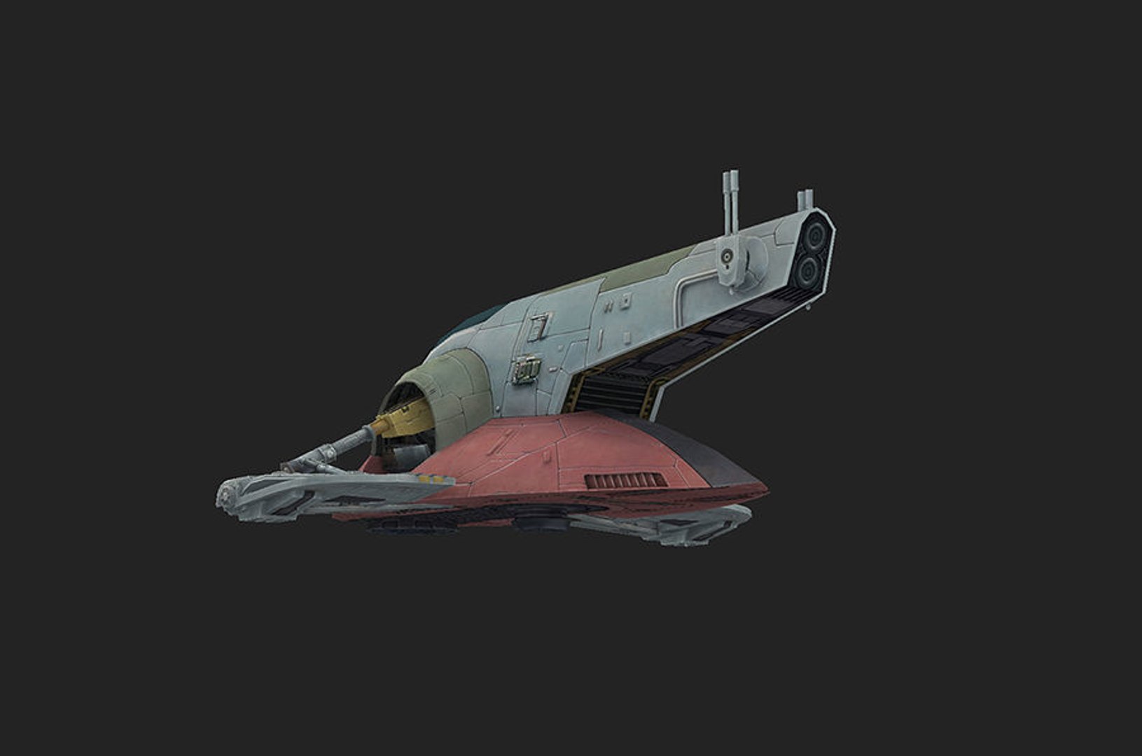 3D Firespray-31-class Patrol And Attack Craft Low-poly - TurboSquid 2181161