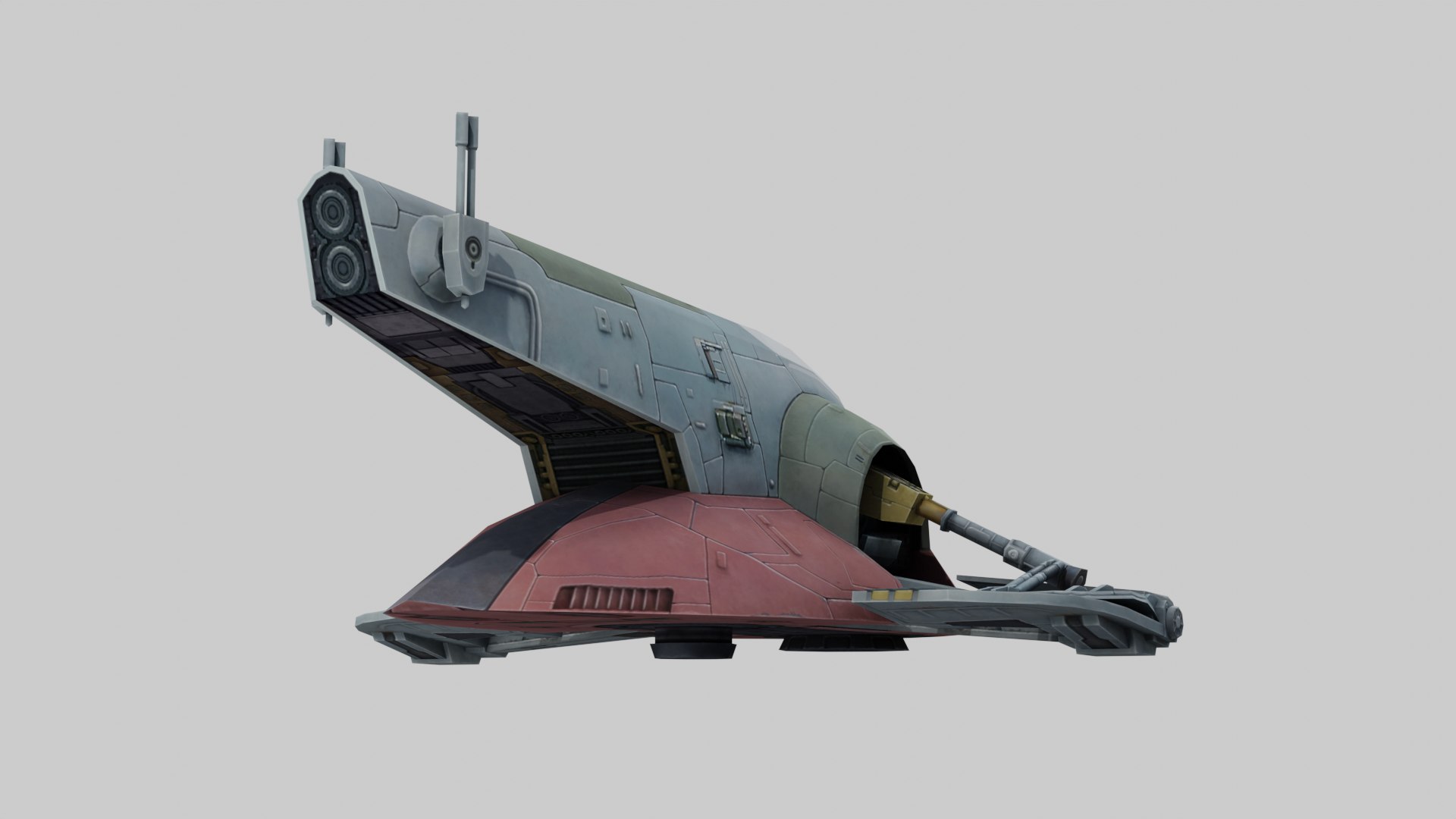 3D Firespray-31-class patrol and attack craft low-poly - TurboSquid 2181161