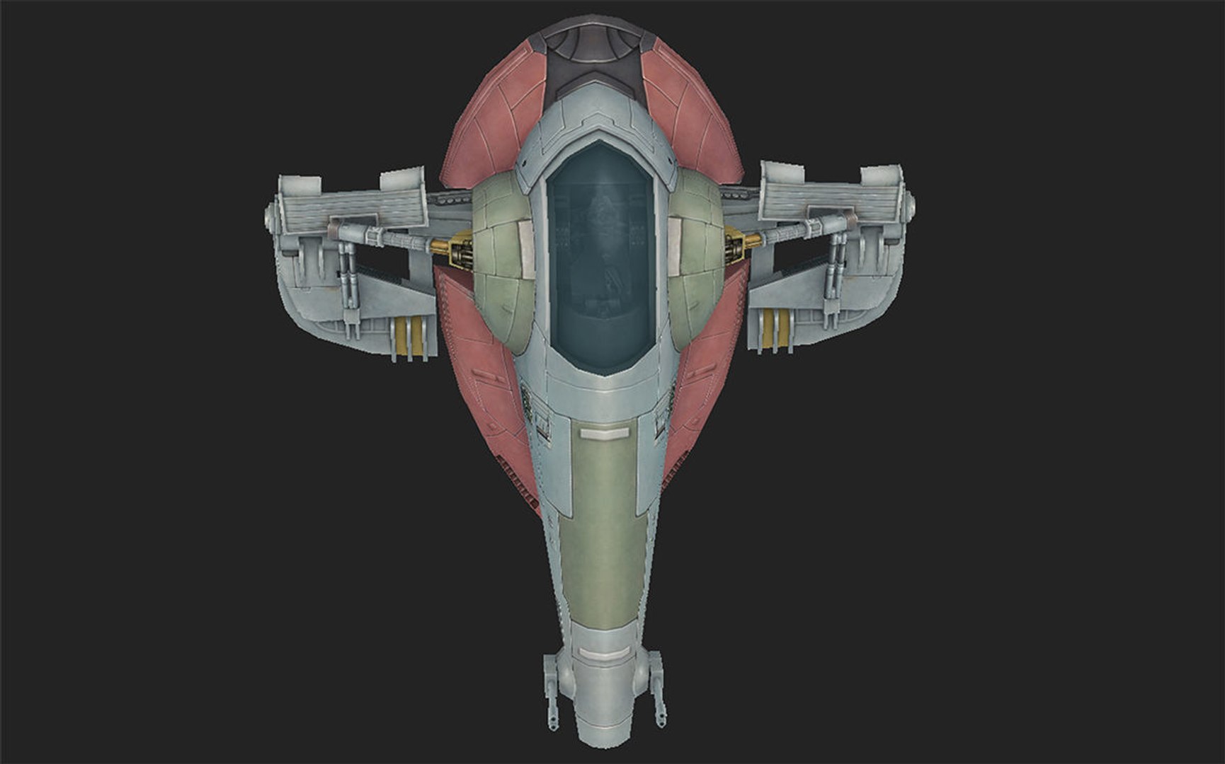 3D Firespray-31-class Patrol And Attack Craft Low-poly - TurboSquid 2181161