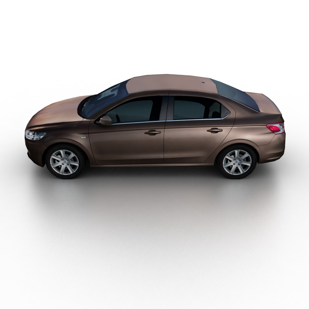 2013 Peugeot 301 Sedan 3d Max