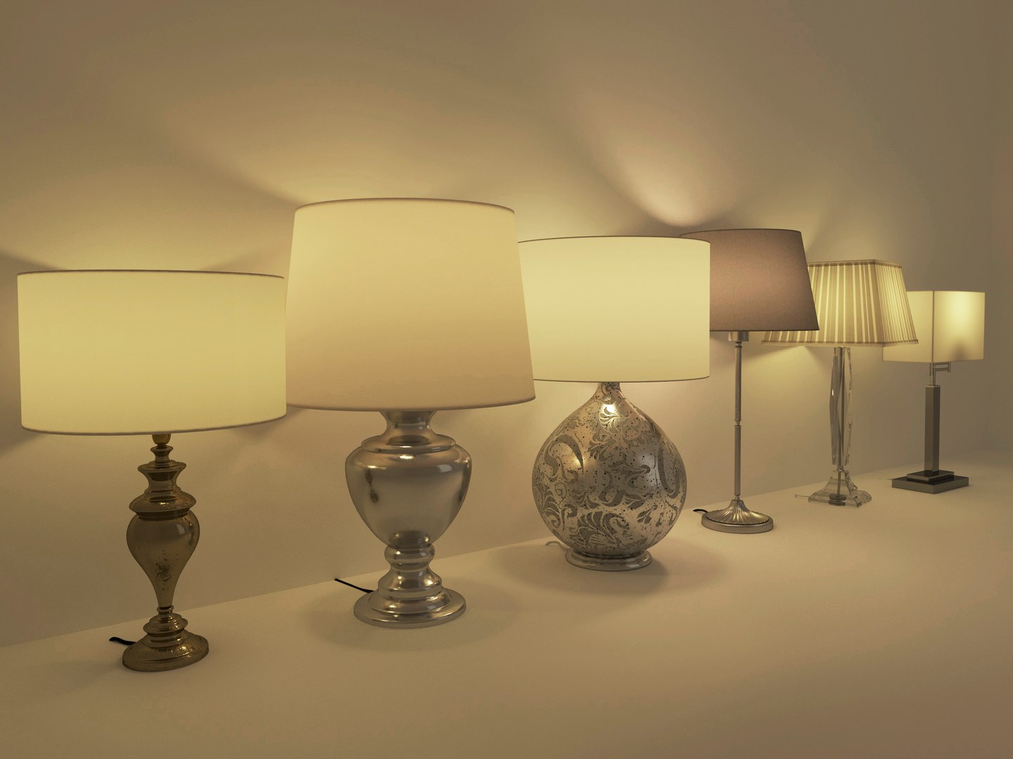 Table Lamps Model - TurboSquid 1420791