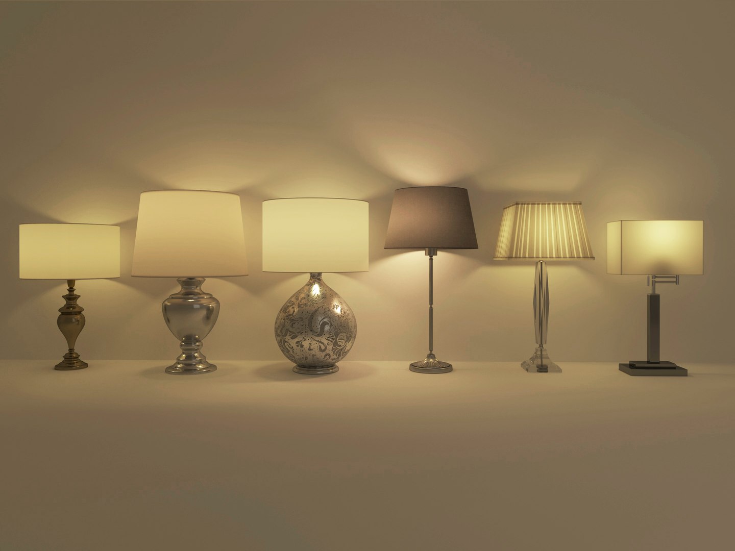 Table Lamps Model - TurboSquid 1420791
