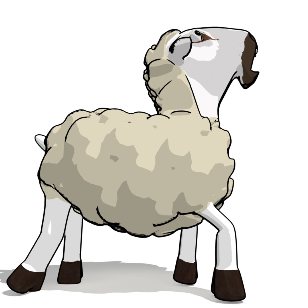 3d Cartoons Sheep