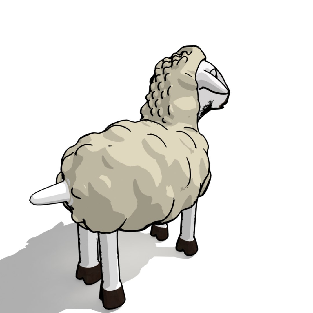 3d Cartoons Sheep