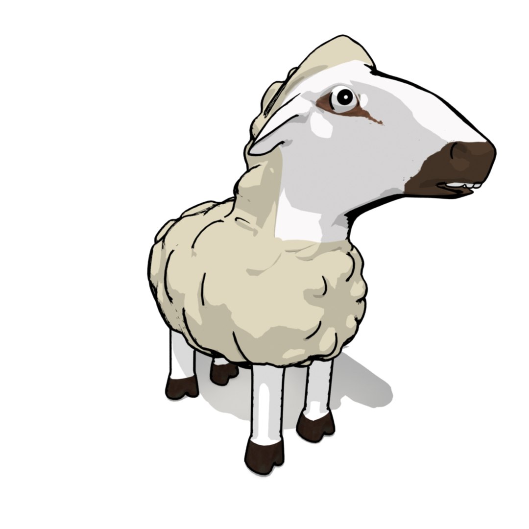 3d Cartoons Sheep