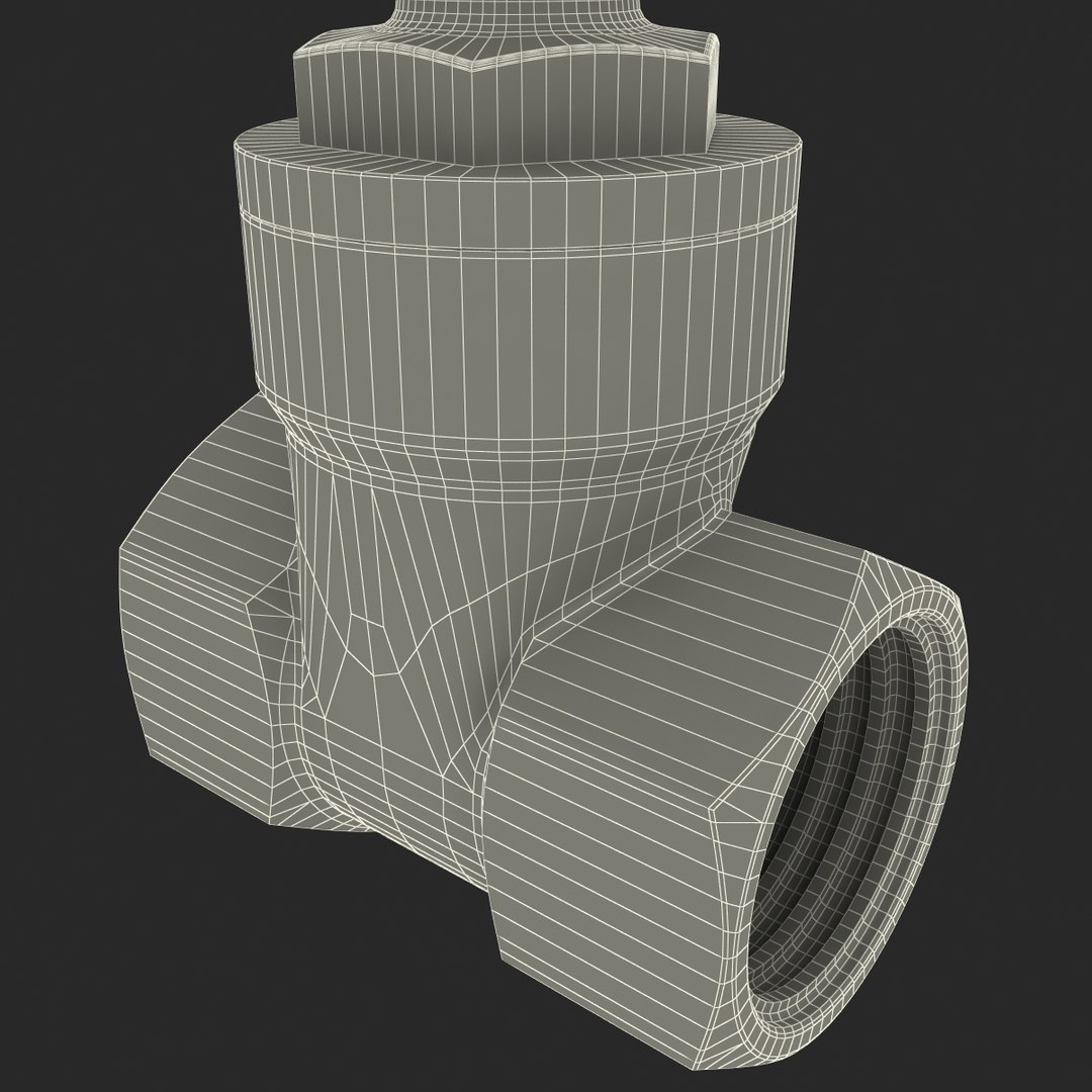3d Model Gate Valve V2