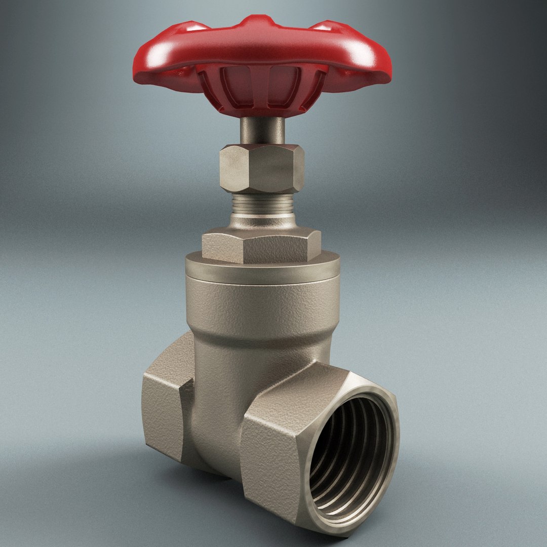 3d Model Gate Valve V2