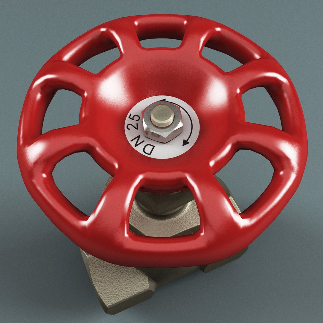 3d Model Gate Valve V2