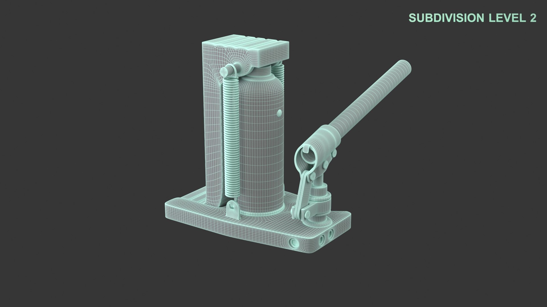 Hydraulic Jack 3D Model - TurboSquid 2014344