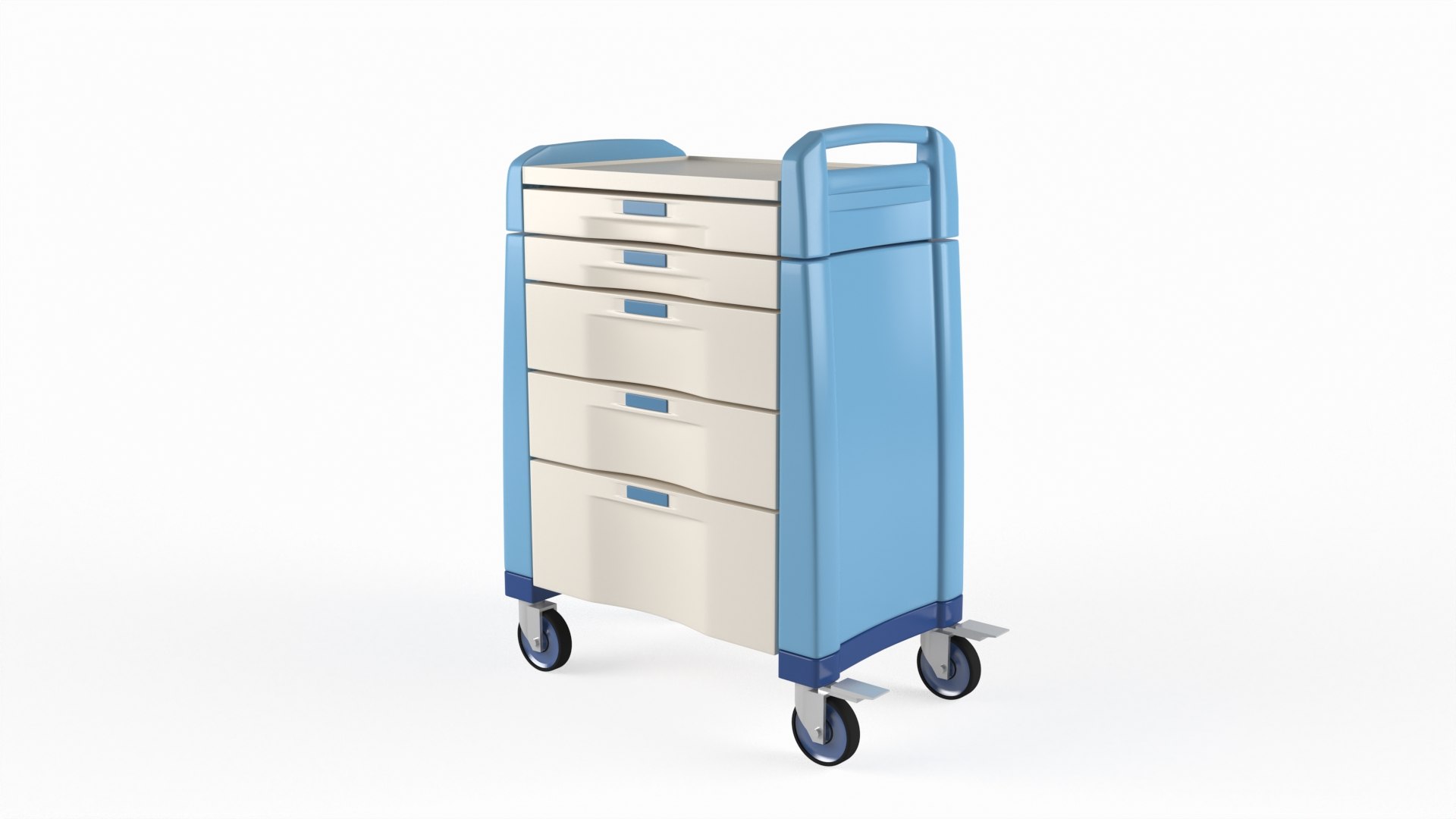 Medical Healthcare Crash Cart 3D Model - TurboSquid 2025290