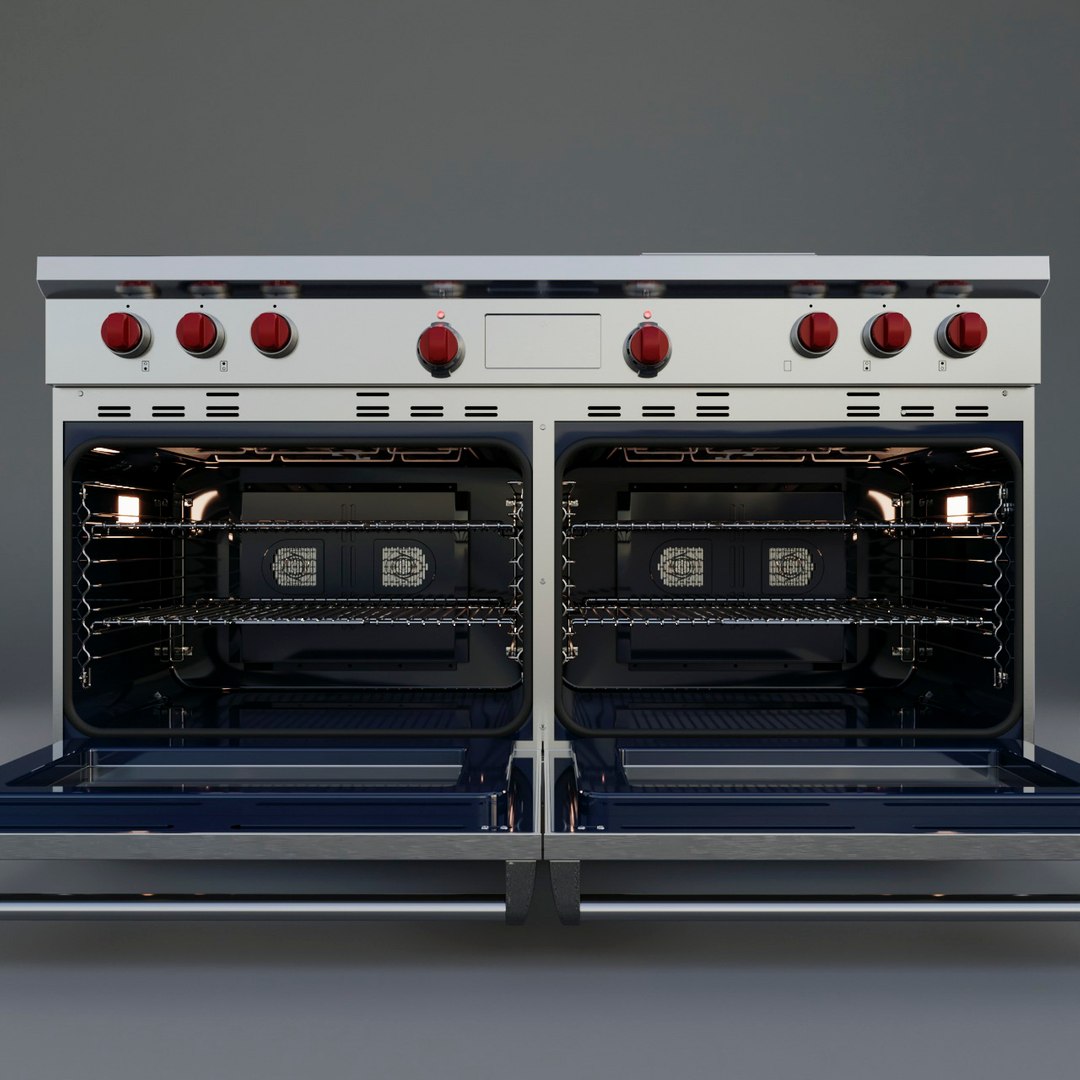 3D WOLF 60 Inch Range - TurboSquid 1734488