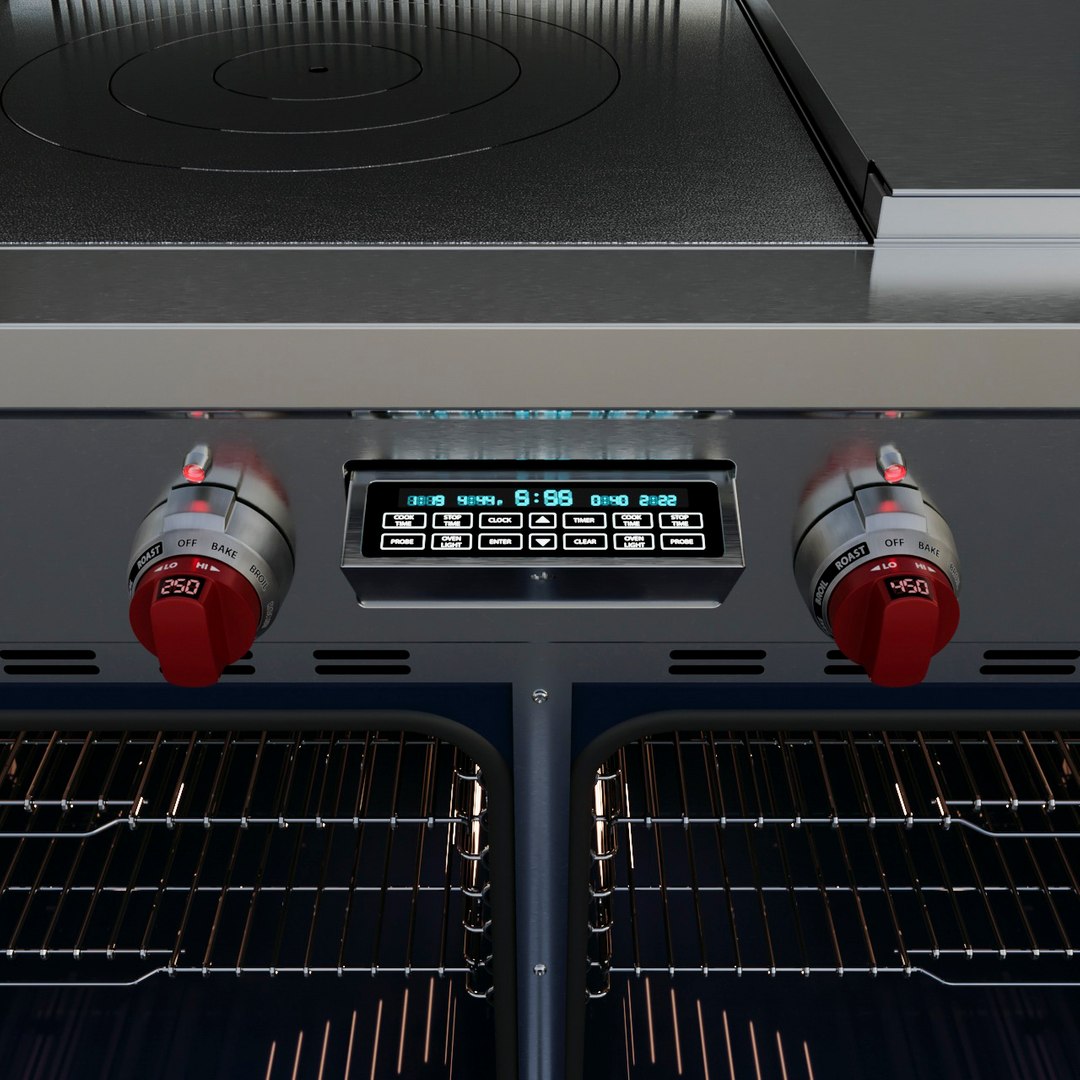 3D WOLF 60 Inch Range - TurboSquid 1734488