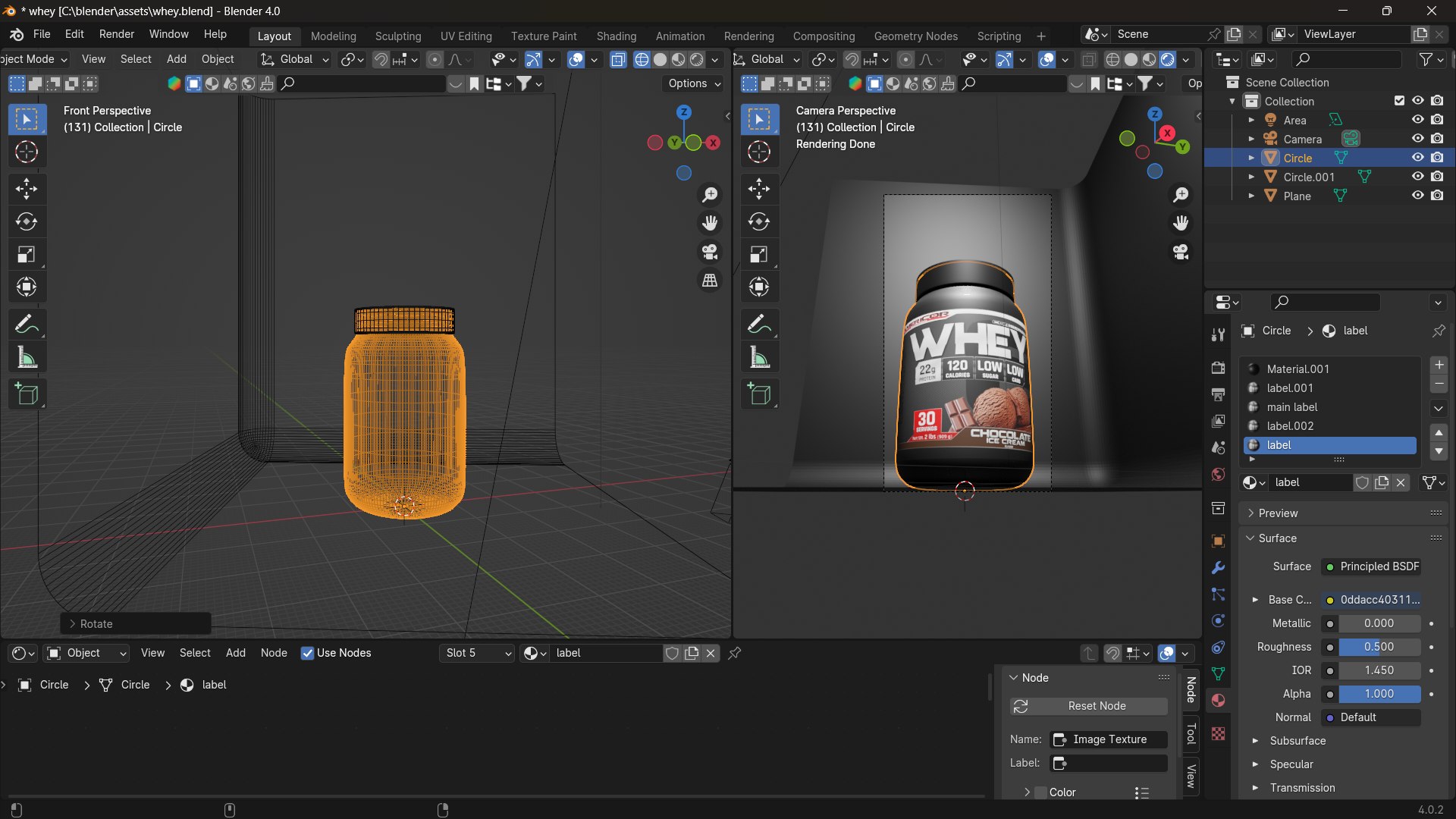 Protein Powder 3D Model - TurboSquid 2204345