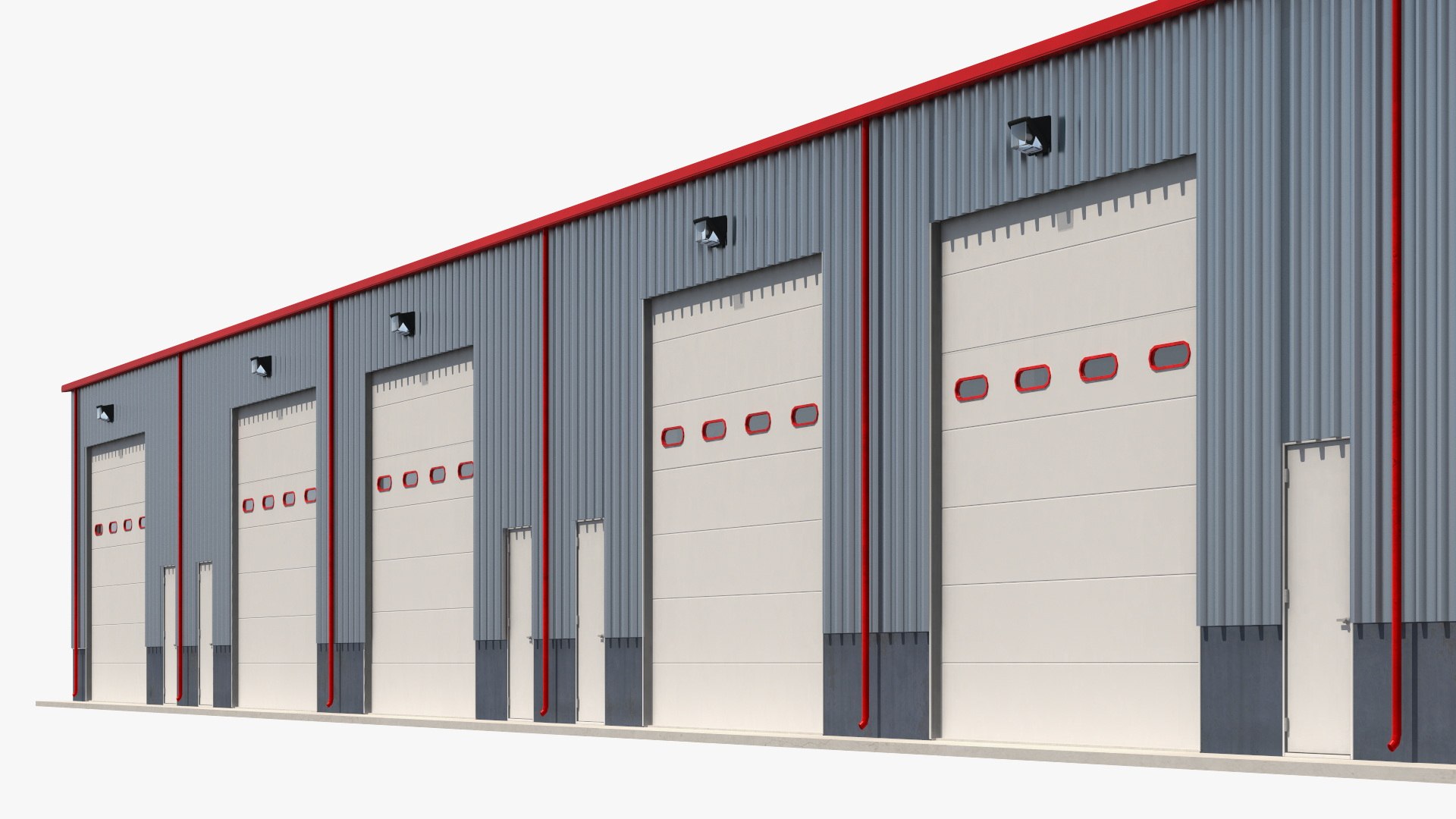 Industrial Warehouse Building 3D - TurboSquid 2201912