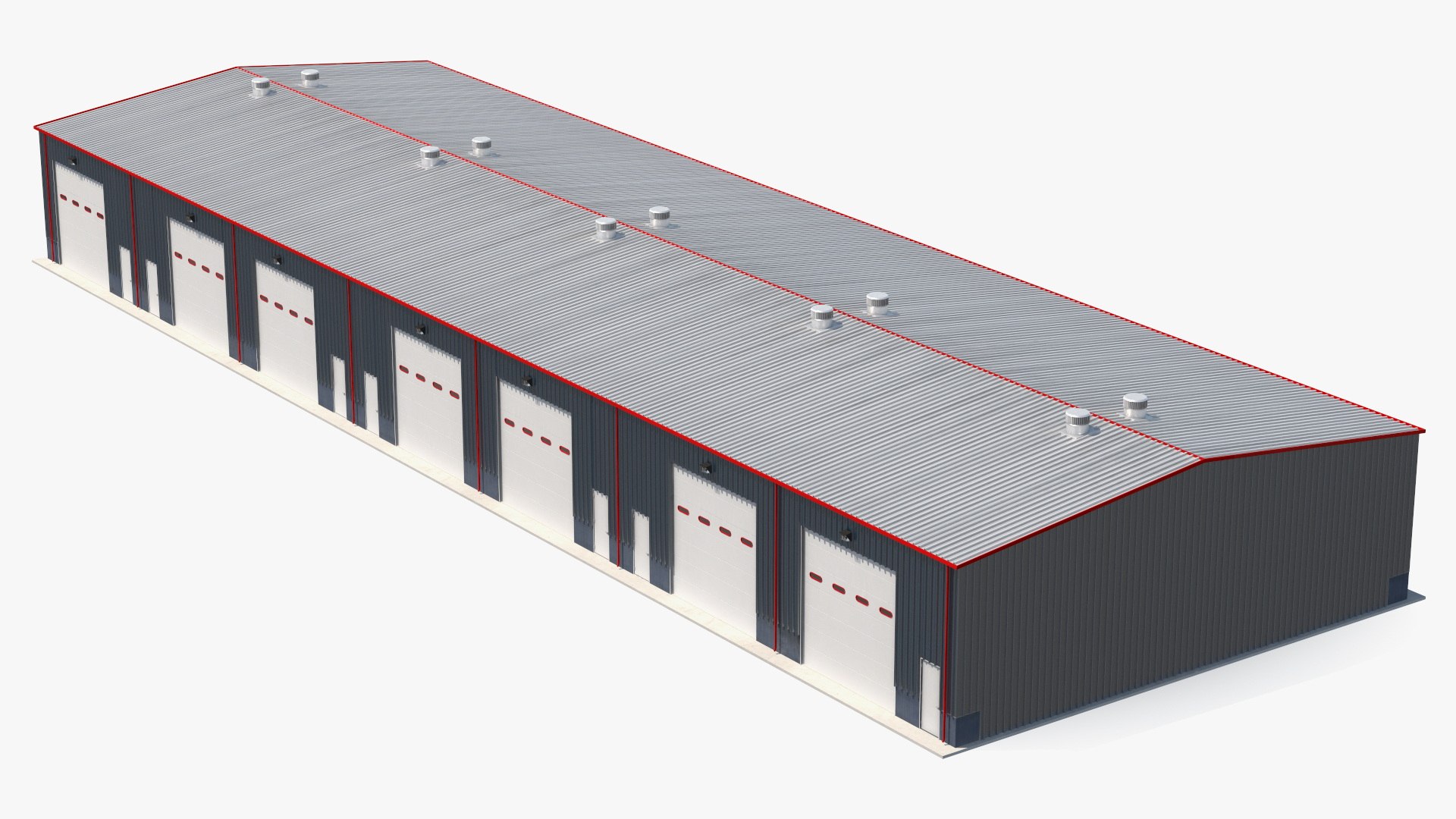 Industrial Warehouse Building 3D - TurboSquid 2201912