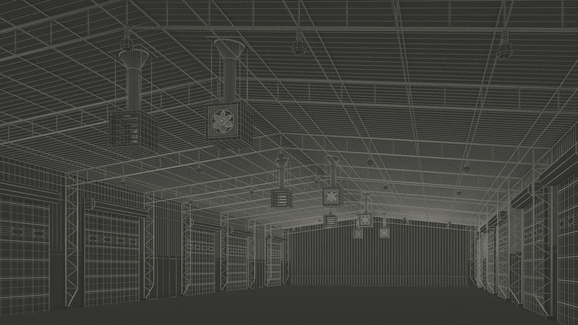 Industrial Warehouse Building 3D - TurboSquid 2201912