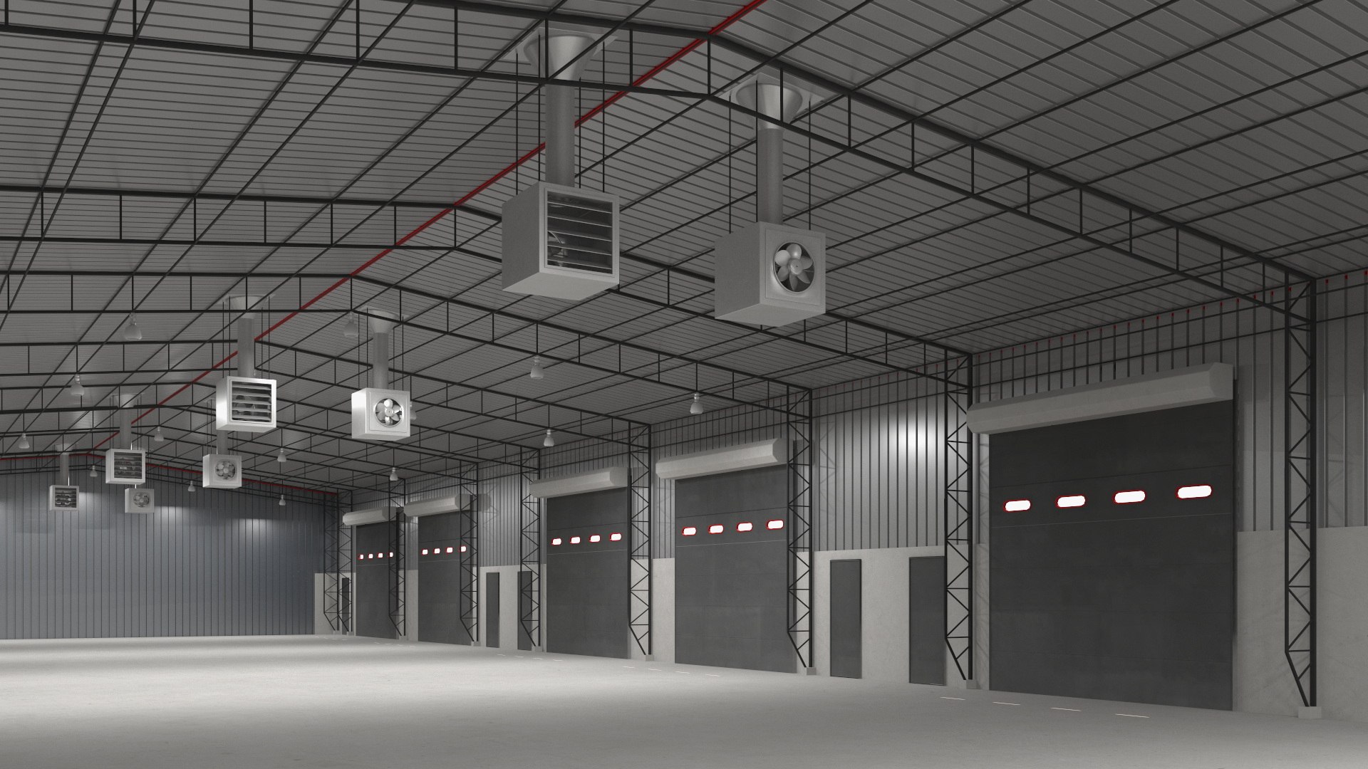 Industrial Warehouse Building 3D - TurboSquid 2201912