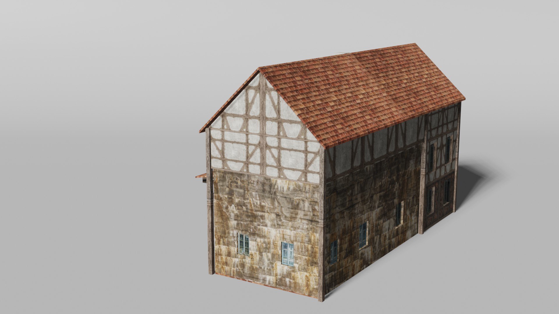 Medieval Farm House Stable Model - TurboSquid 1578548