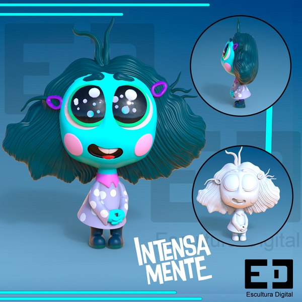 modelo 3d envidia - intensamente 2 - TurboSquid 2355792