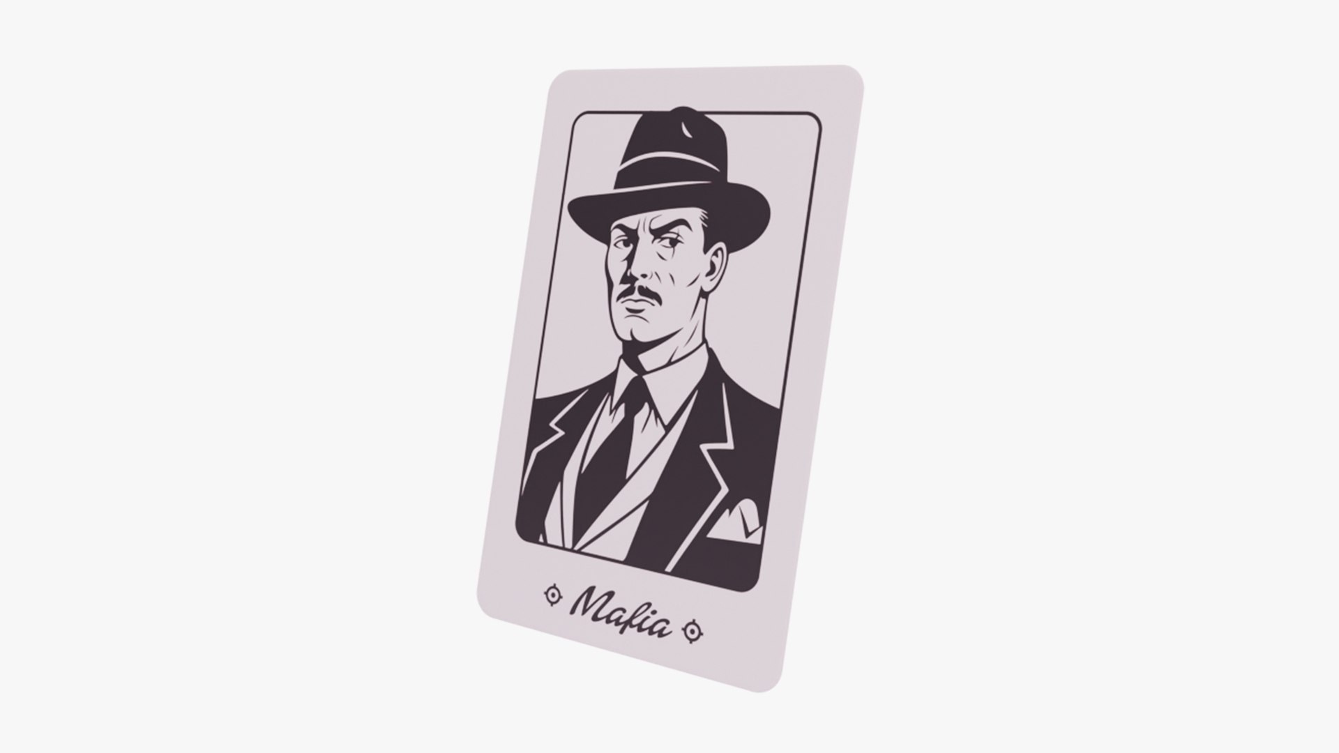 Mafia Game Cards 3D - TurboSquid 2352925