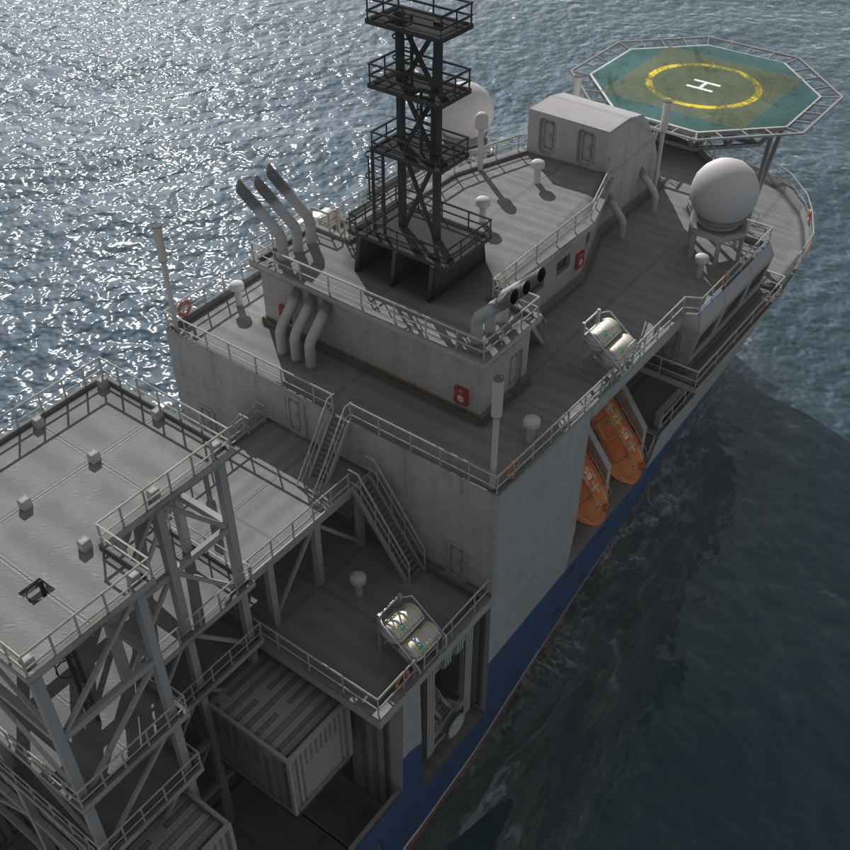 3d model multipurpose vessel
