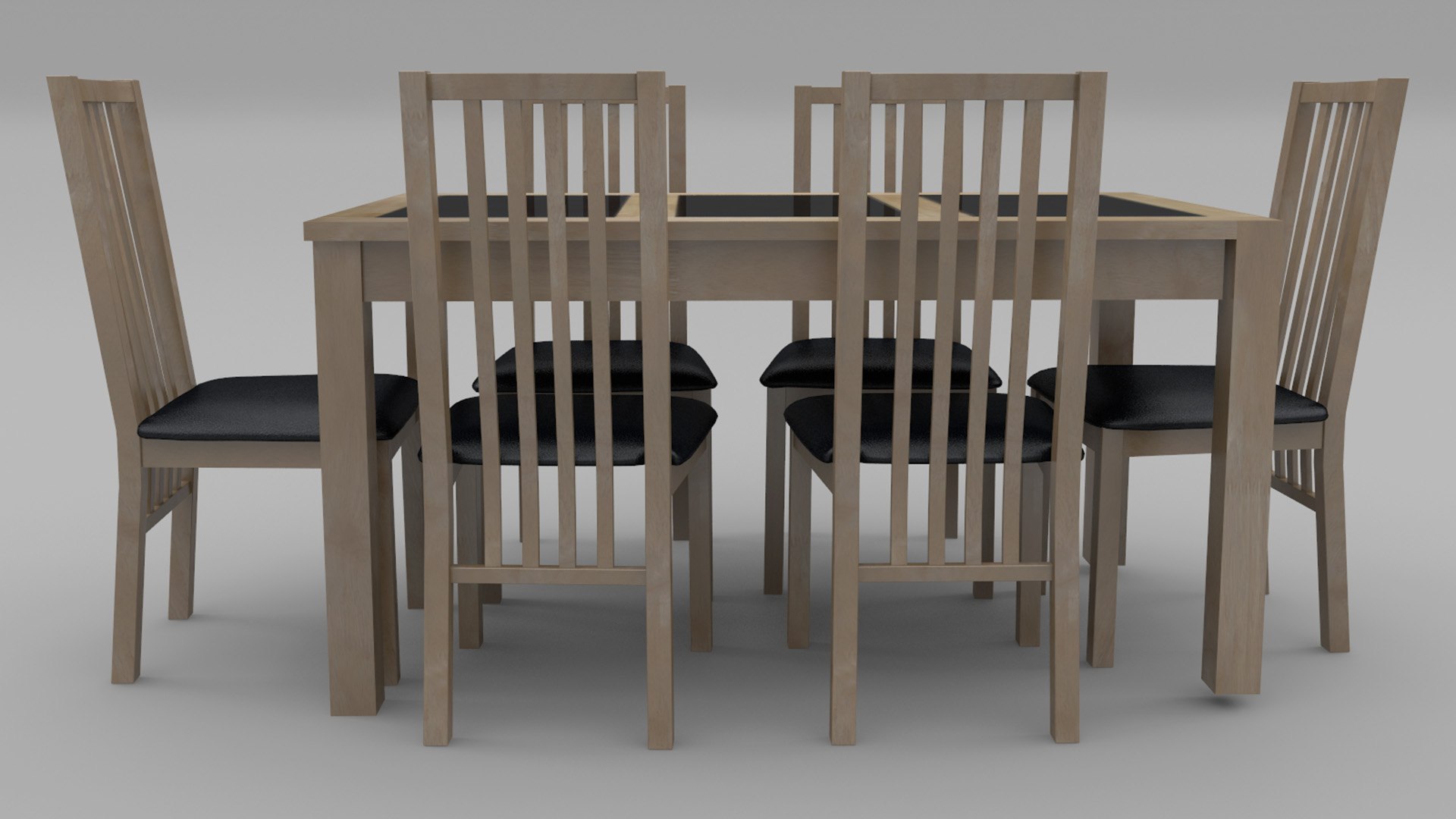 Props Interior Wooden Table 3d Model