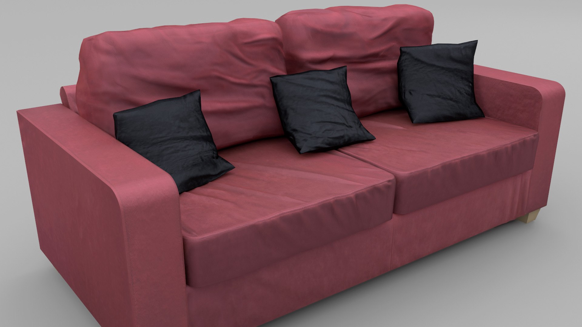 Props Interior Wooden Table 3d Model
